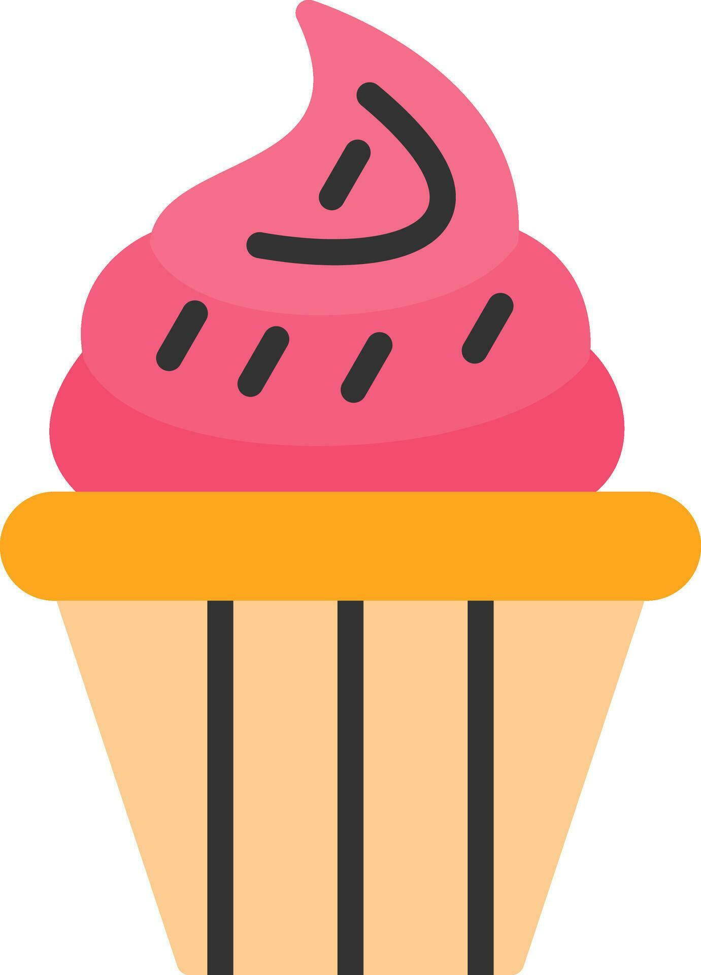 Cupcake Vector Icon Design 26098365 Vector Art At Vecteezy