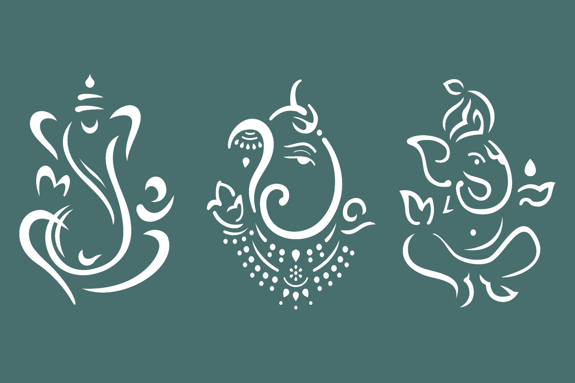 Set of Loard Ganesha Vector File. 26098938 Vector Art at Vecteezy
