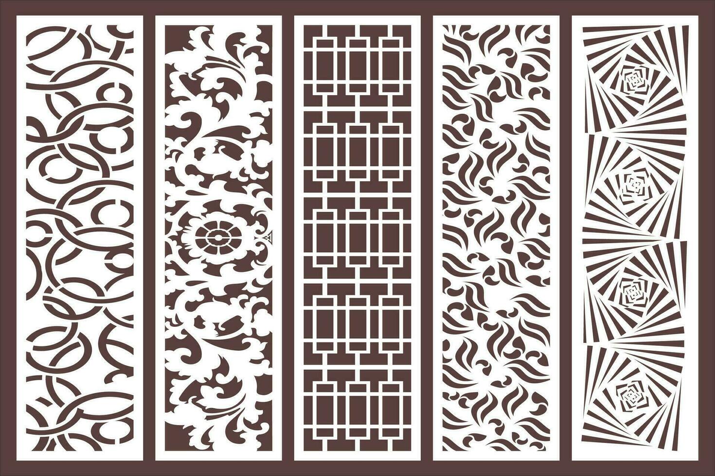 Mdf Board Cnc Router Mdf Laser Jali Cutting Design Vector Jali For Graphic Design Corner And