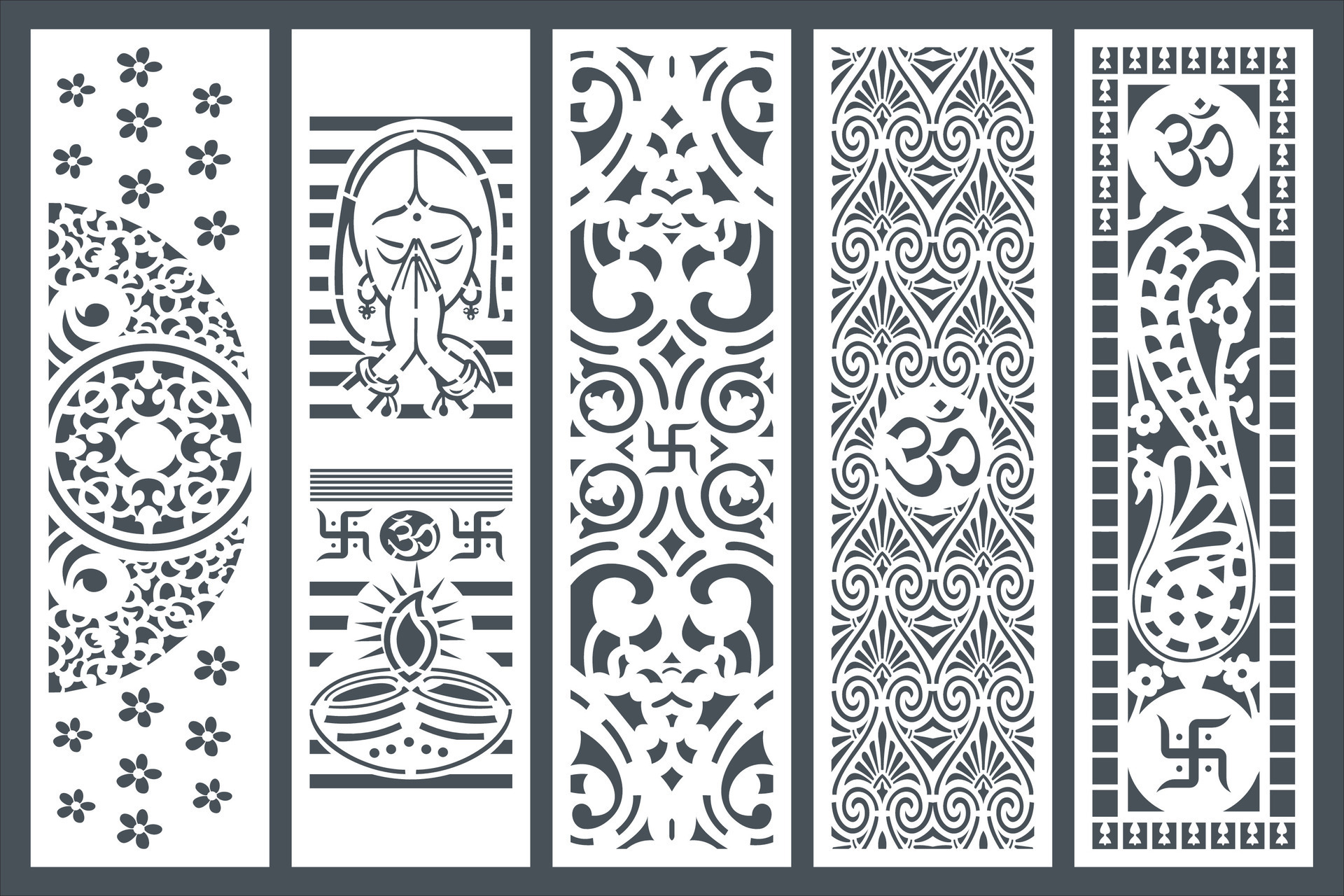 Mandir Temple Jali Design For Home. 26099179 Vector Art at Vecteezy