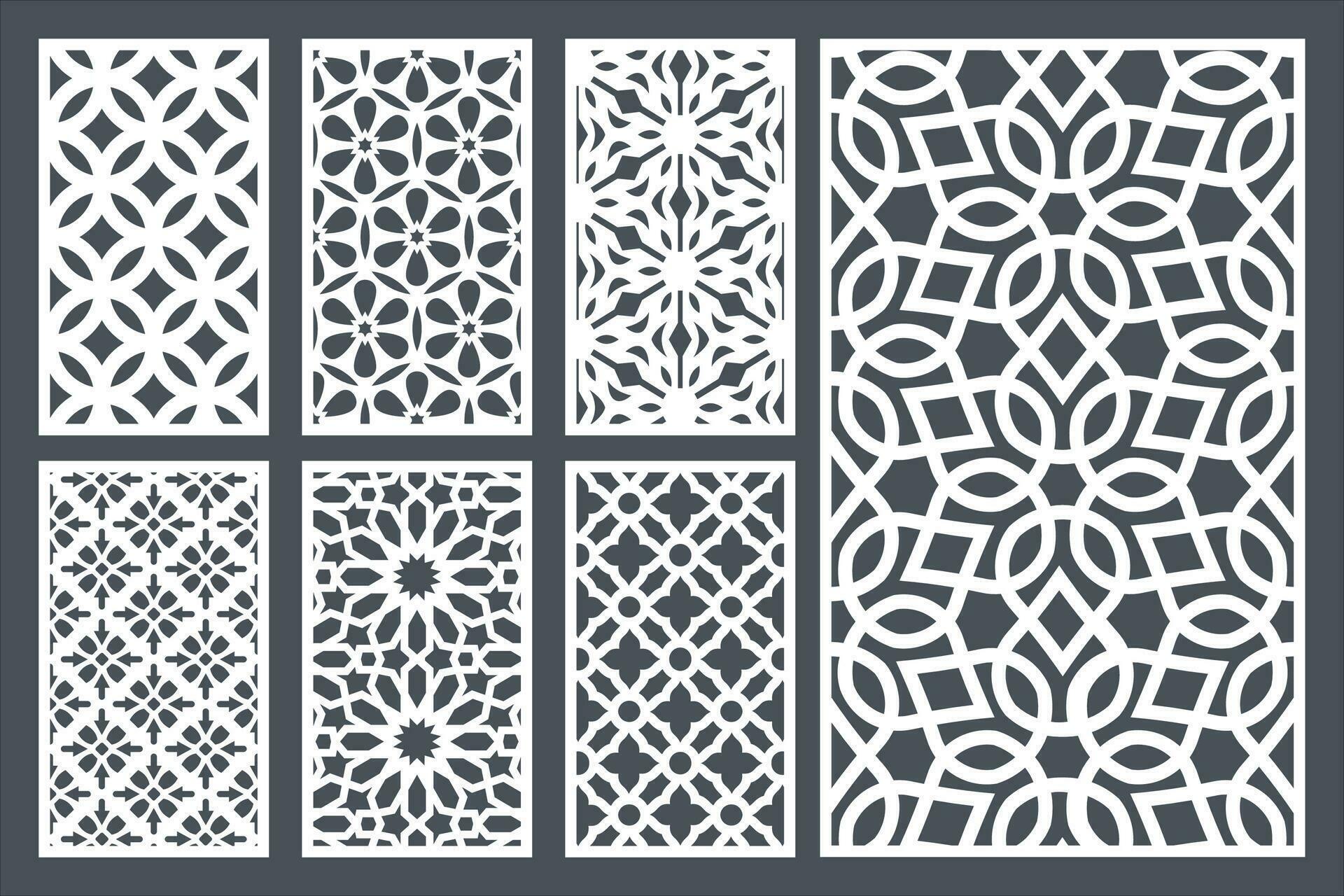 Mdf Board Cnc Router Mdf Laser Jali Cutting Design Vector Jali For Graphic Design Corner And