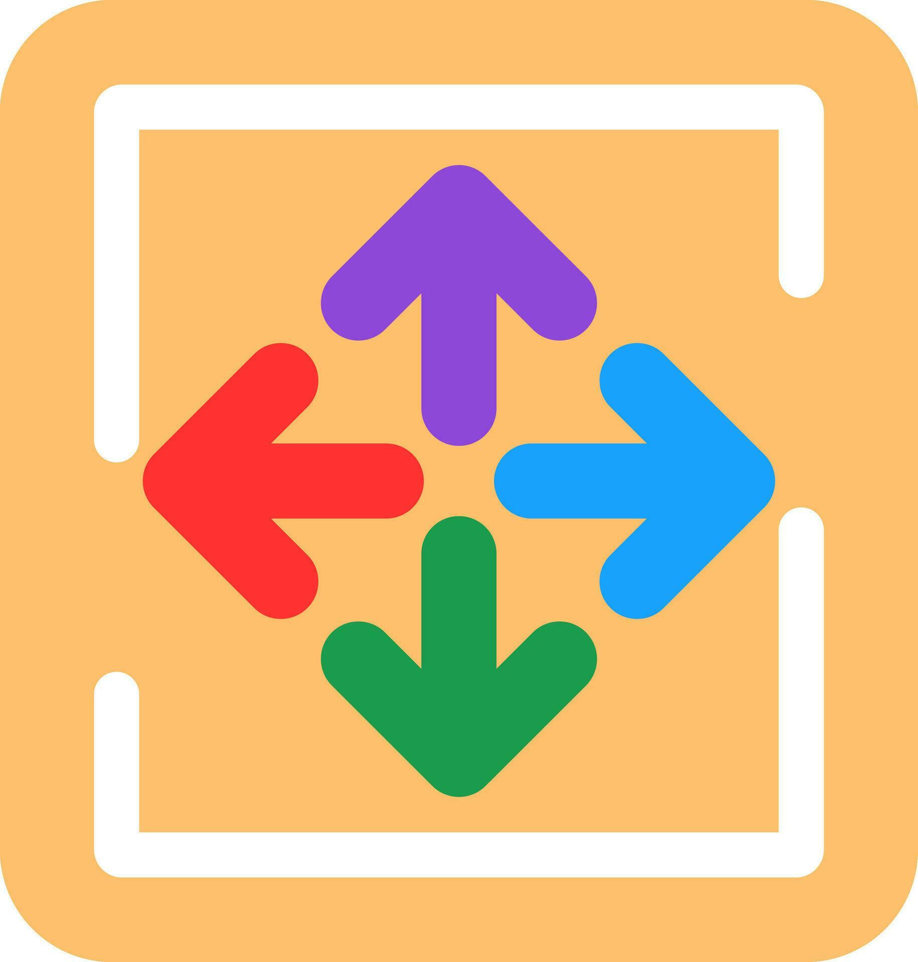 Expand Arrows Vector Icon Design 26099736 Vector Art at Vecteezy