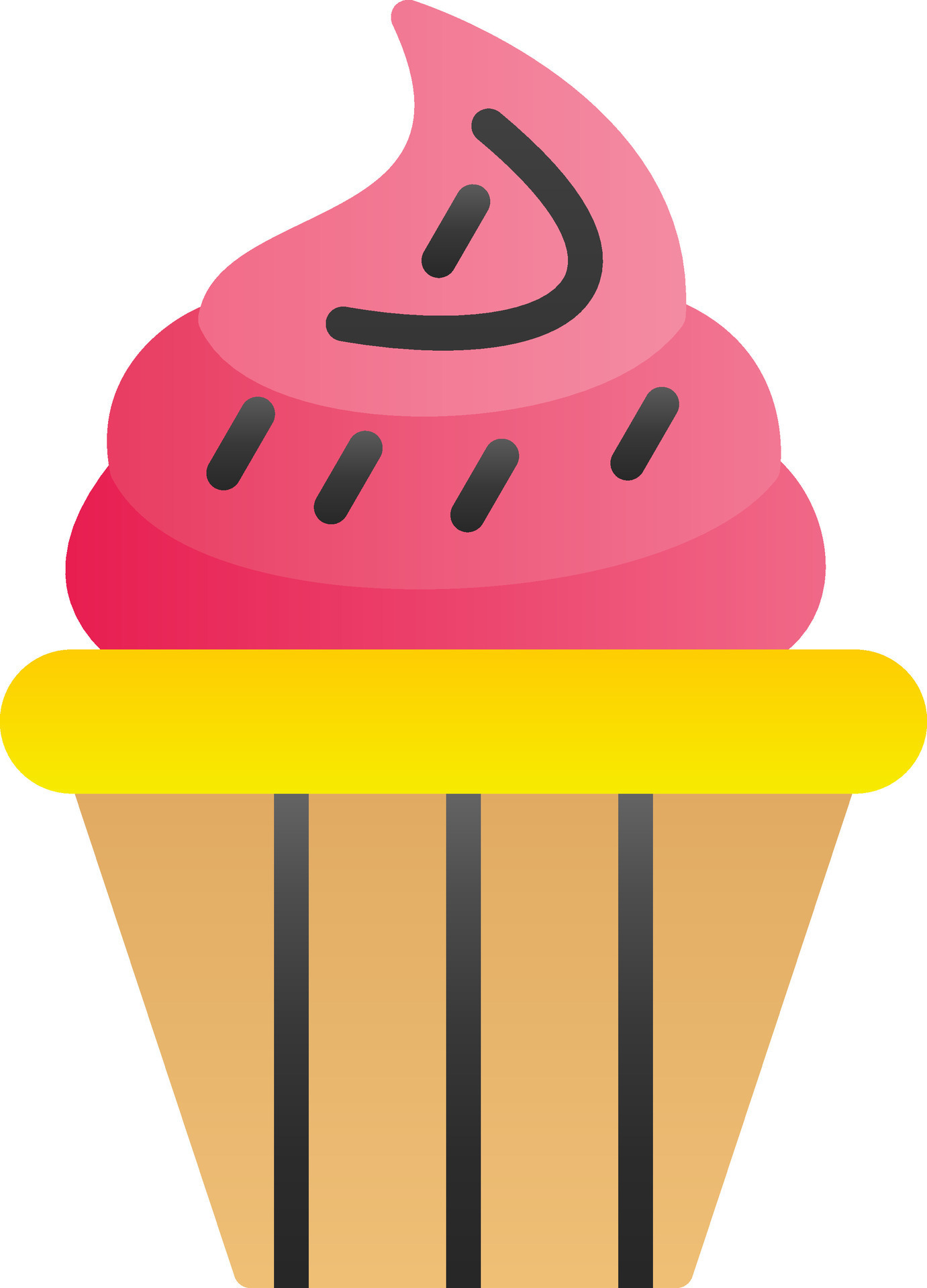 Cupcake Vector Icon Design 26101753 Vector Art At Vecteezy