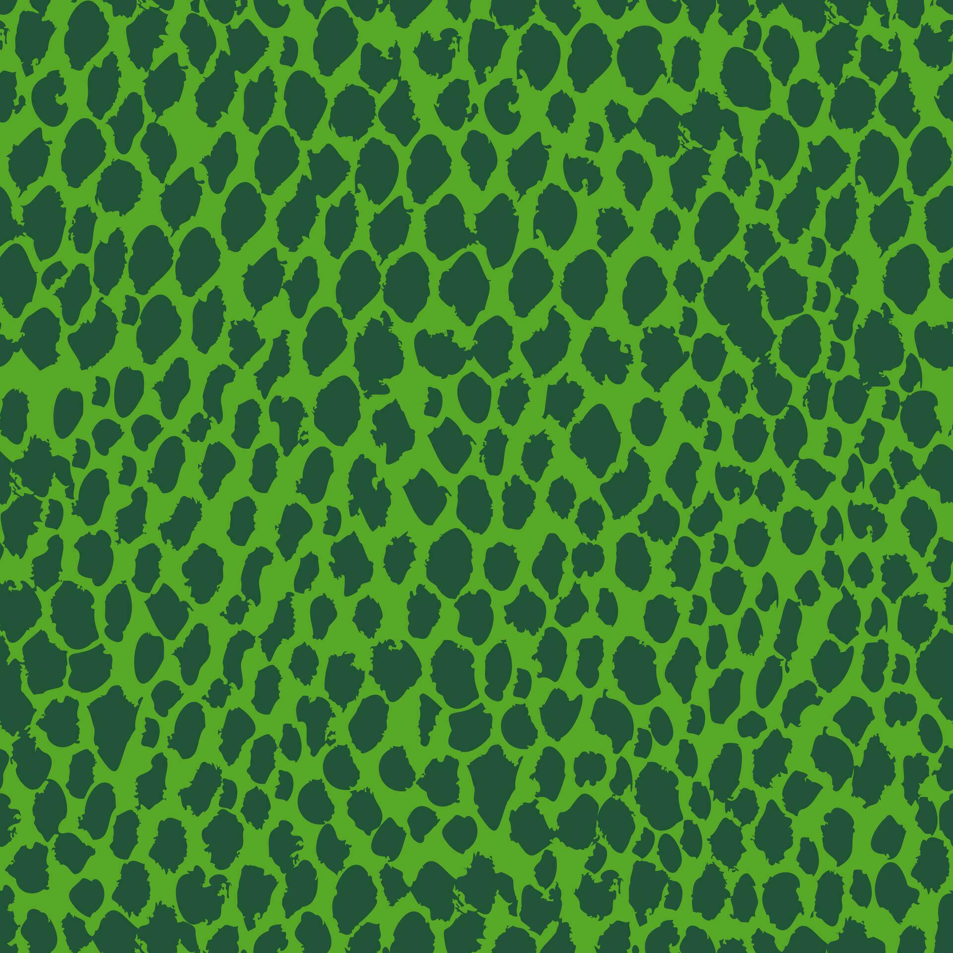 Snake skin seamless pattern in green colors. Hand drawn seamless ...