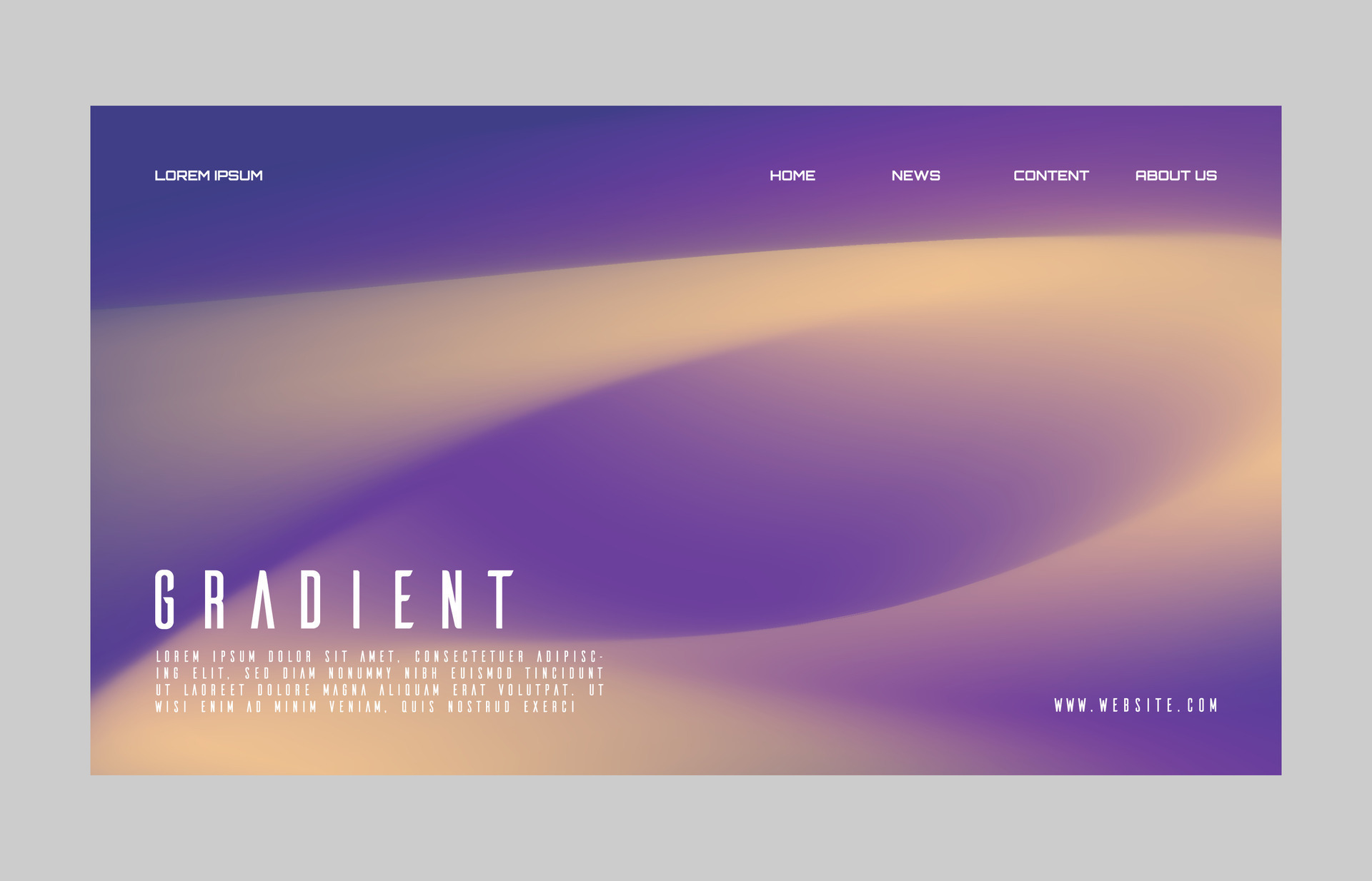 Modern Background Design with Gradient and Grain Texture. Minimalist ...