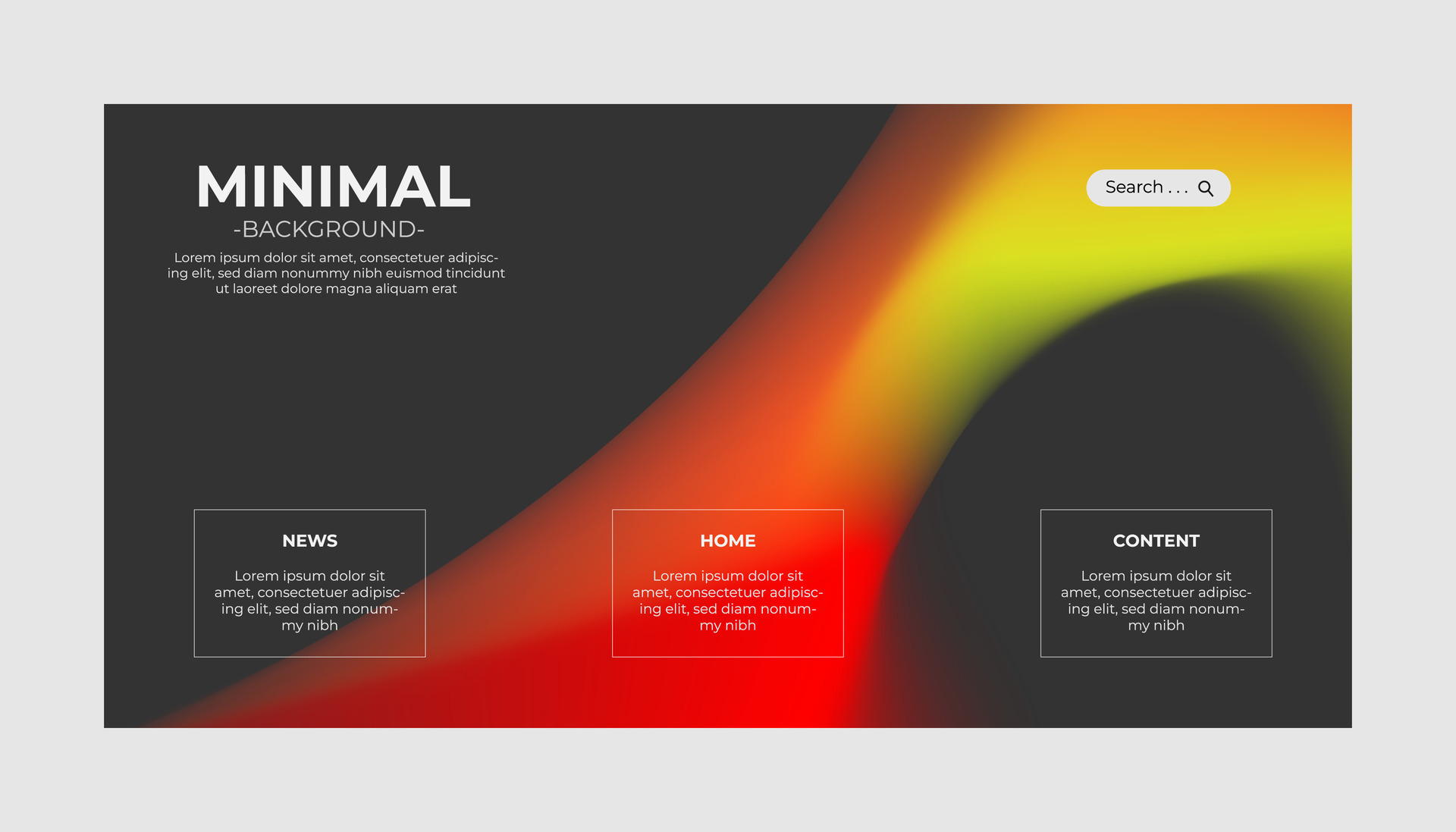 Modern Background Design with Gradient and Grain Texture. Minimalist ...