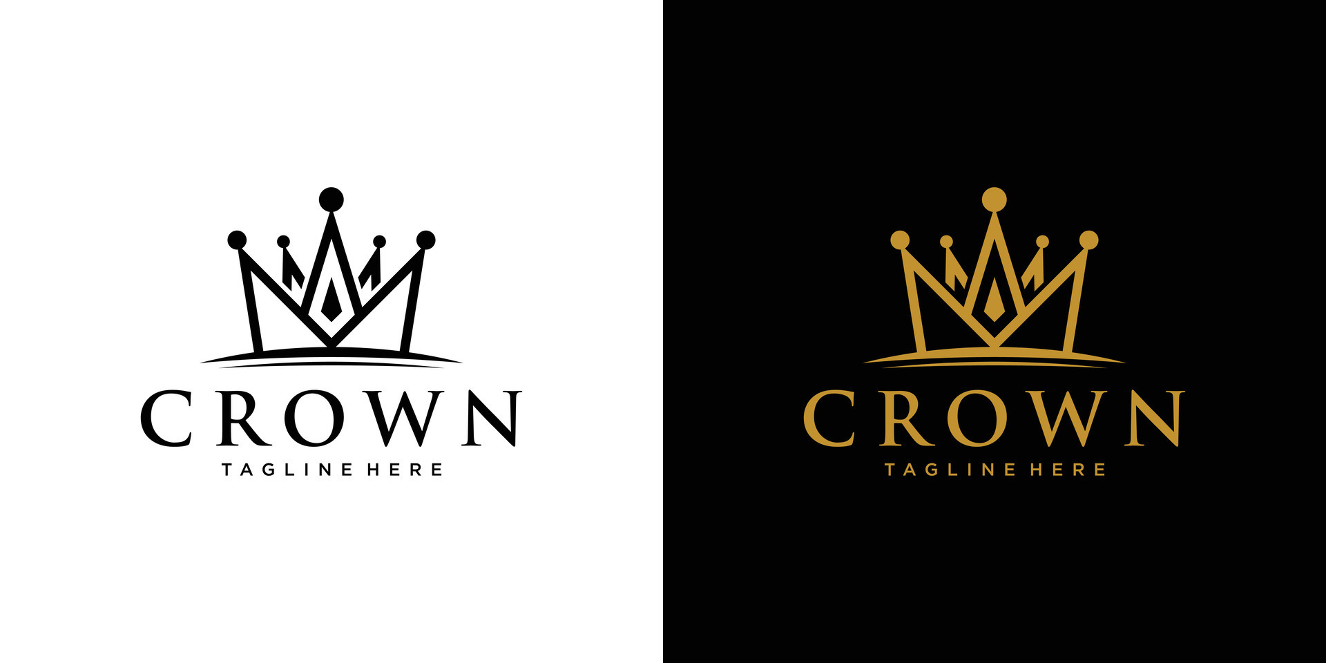 Creative Crown Concept Logo Design Template 26108652 Vector Art at Vecteezy