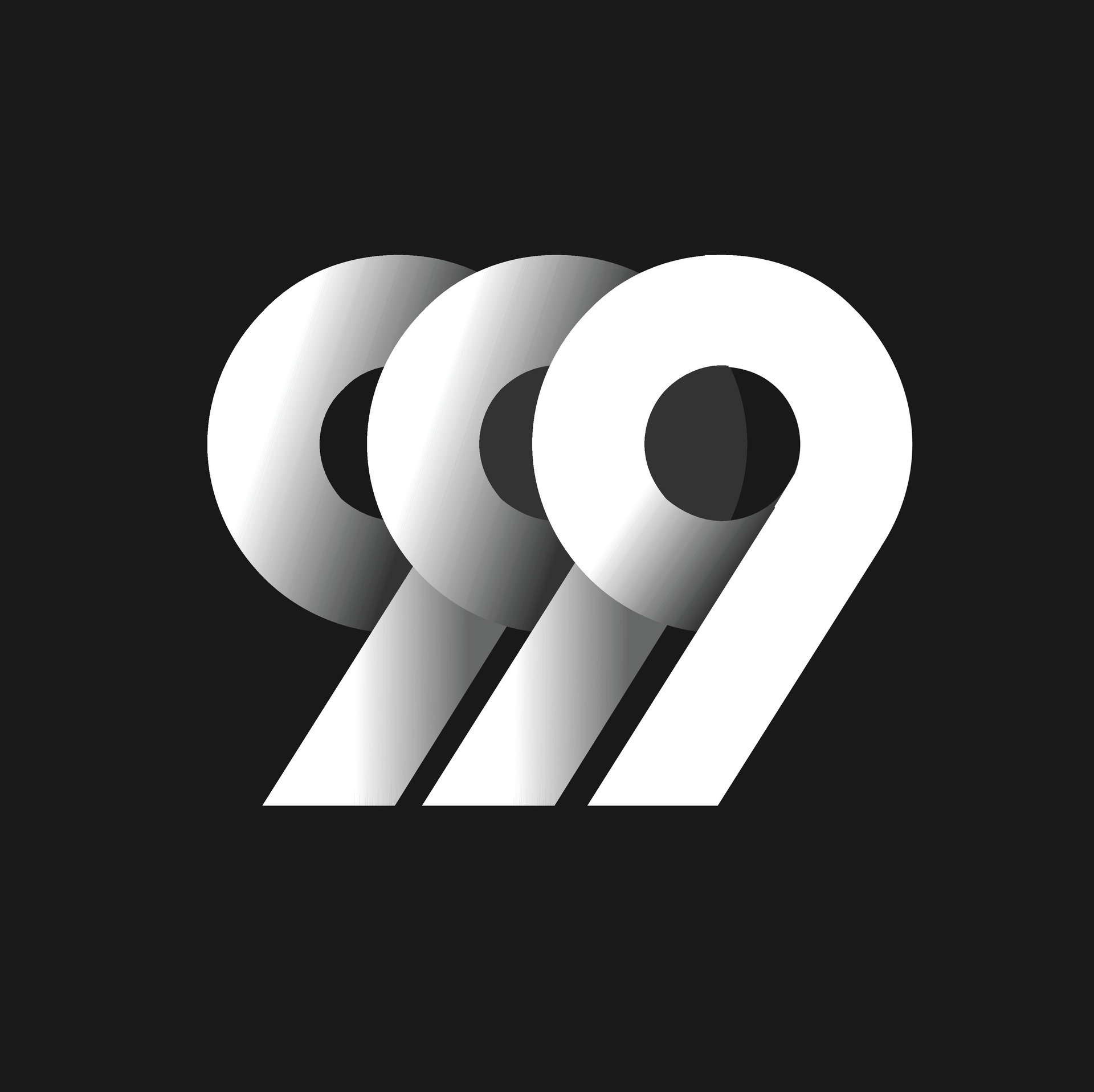 999 monogram letter logo icon design 26110288 Vector Art at Vecteezy