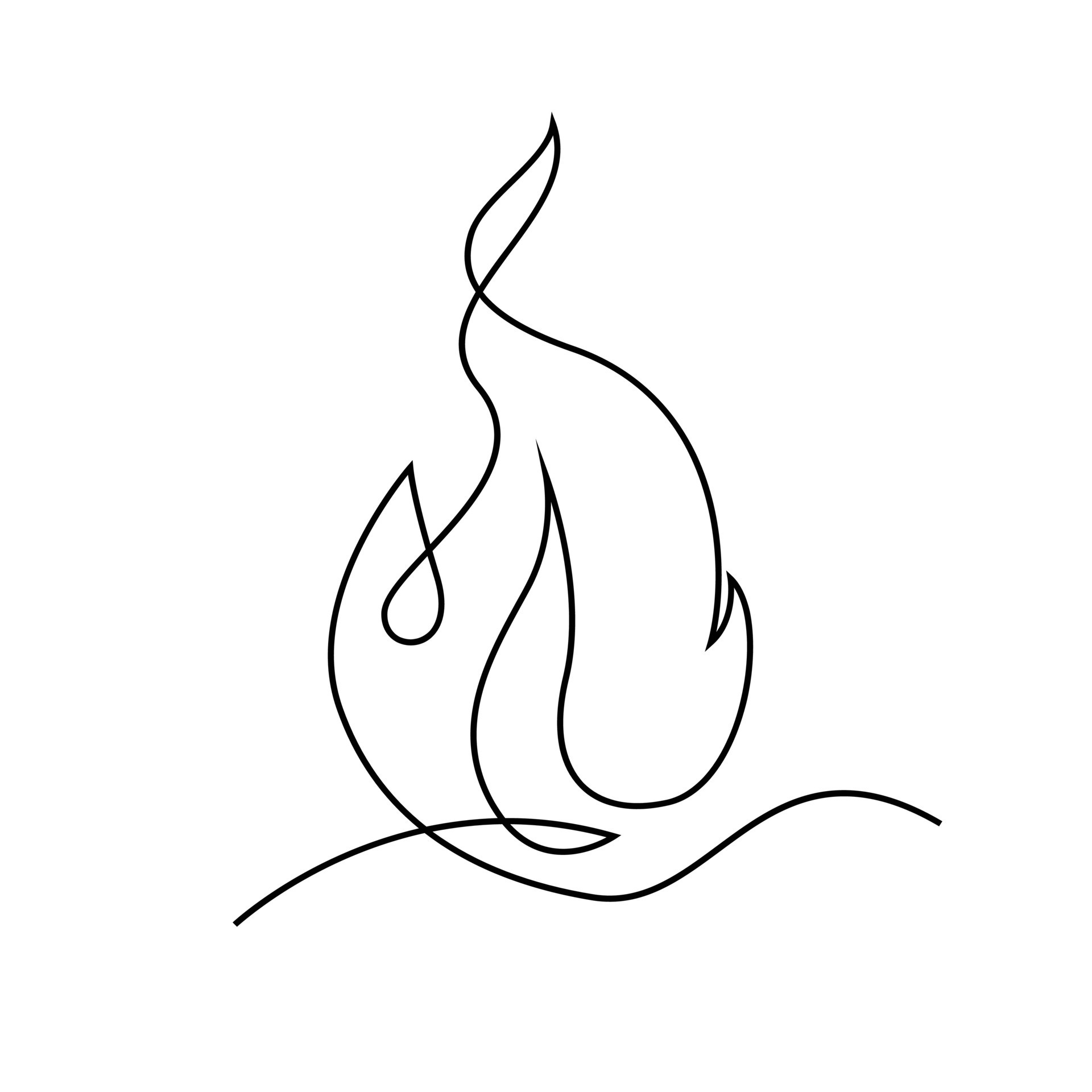 File continuous single line logo icon illustration 26110471 Vector Art ...