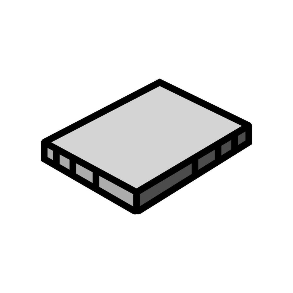 Concrete Slab Civil Engineer Color Icon Vector Illustration 26111799