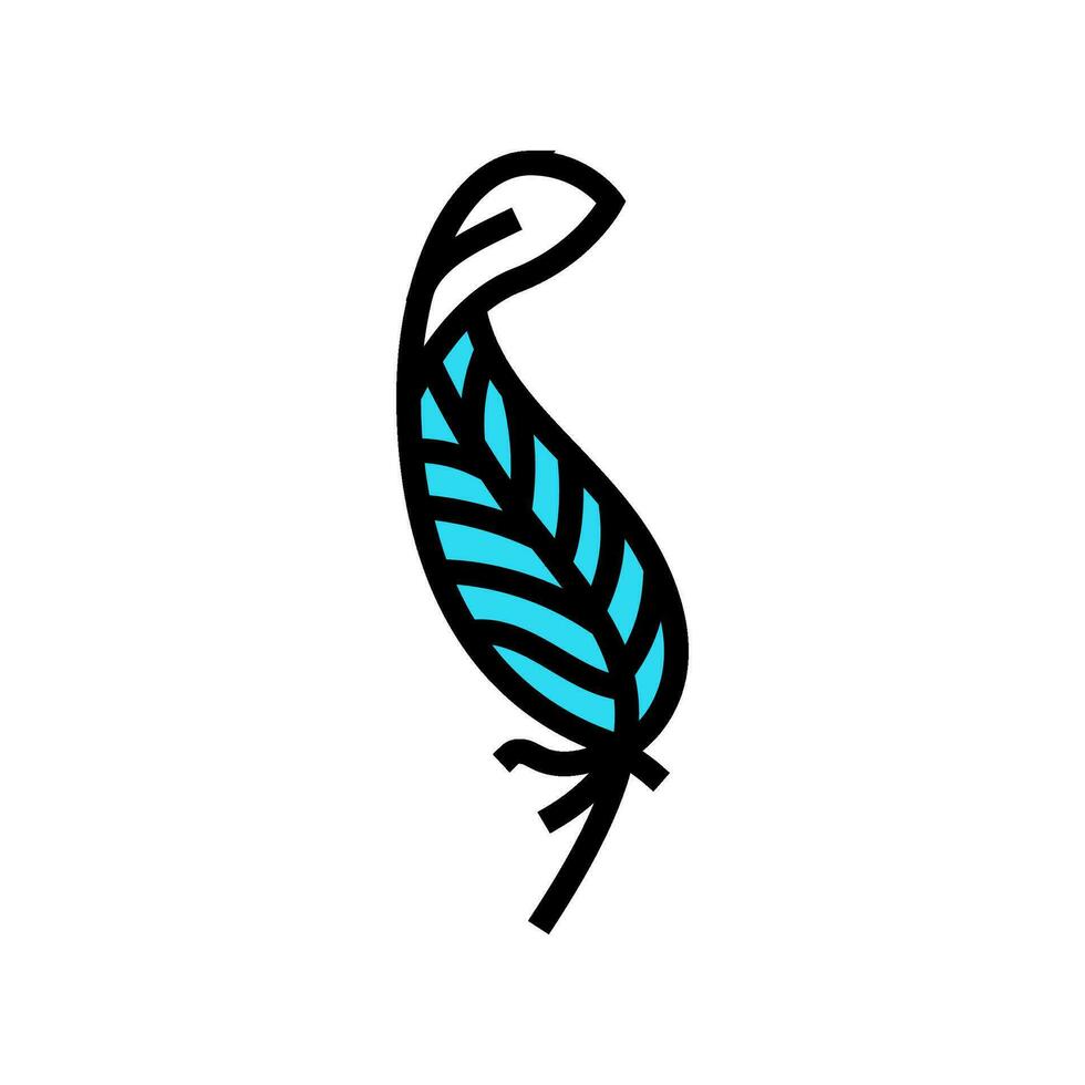 feather tattoo art vintage color icon vector illustration 26117617 ...