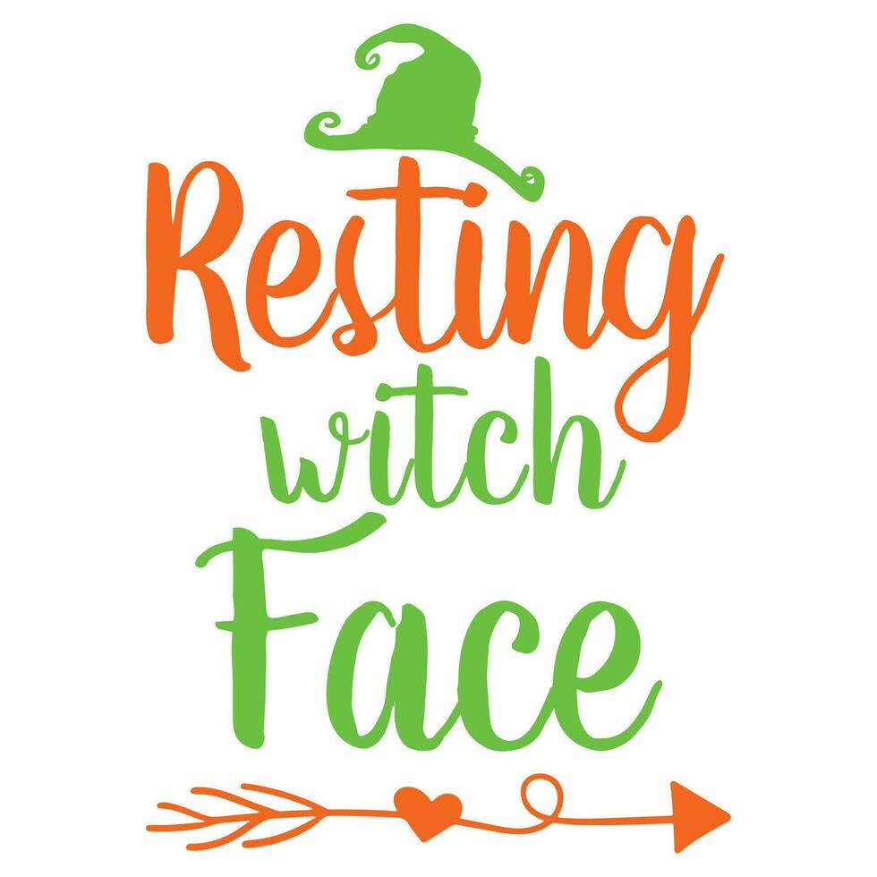 resting witch face-Halloween design 26119880 Vector Art at Vecteezy