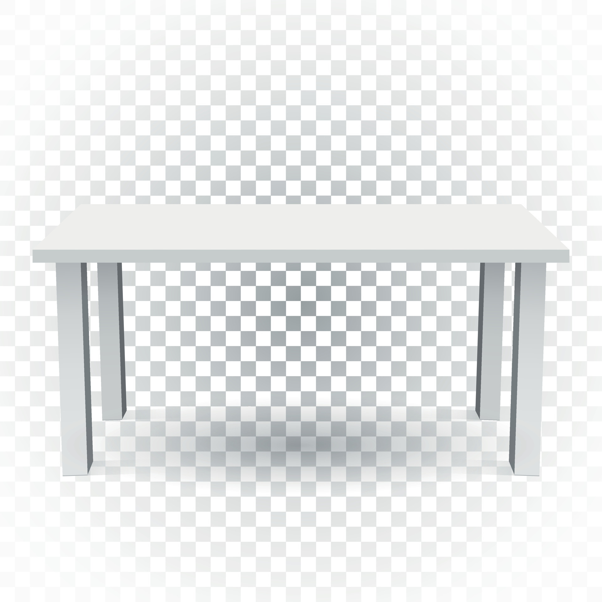 Vector 3d Table For Object Presentation Empty White Top Table On Isolated Background 26121619