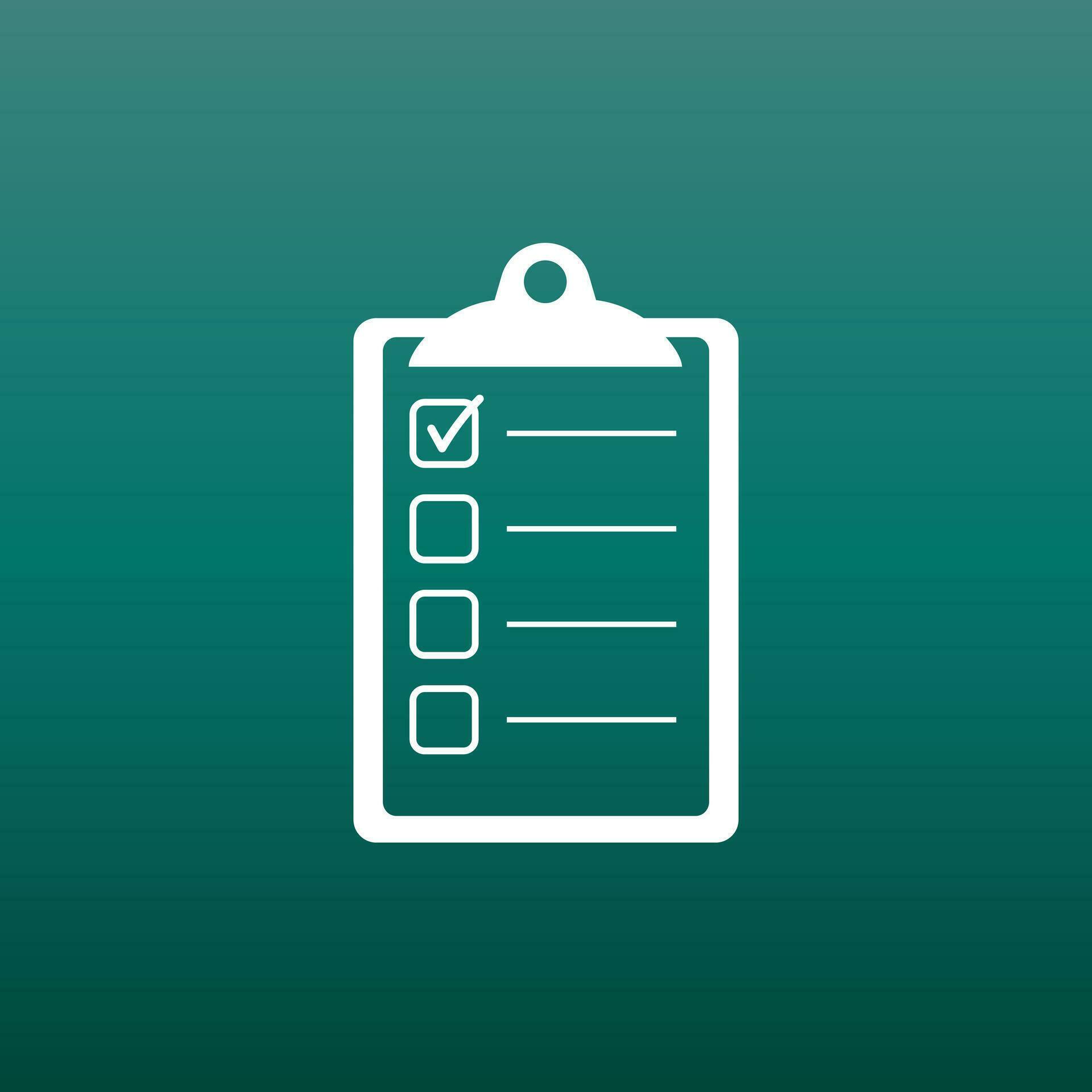 To do list icon. Checklist, task list vector illustration in flat style ...