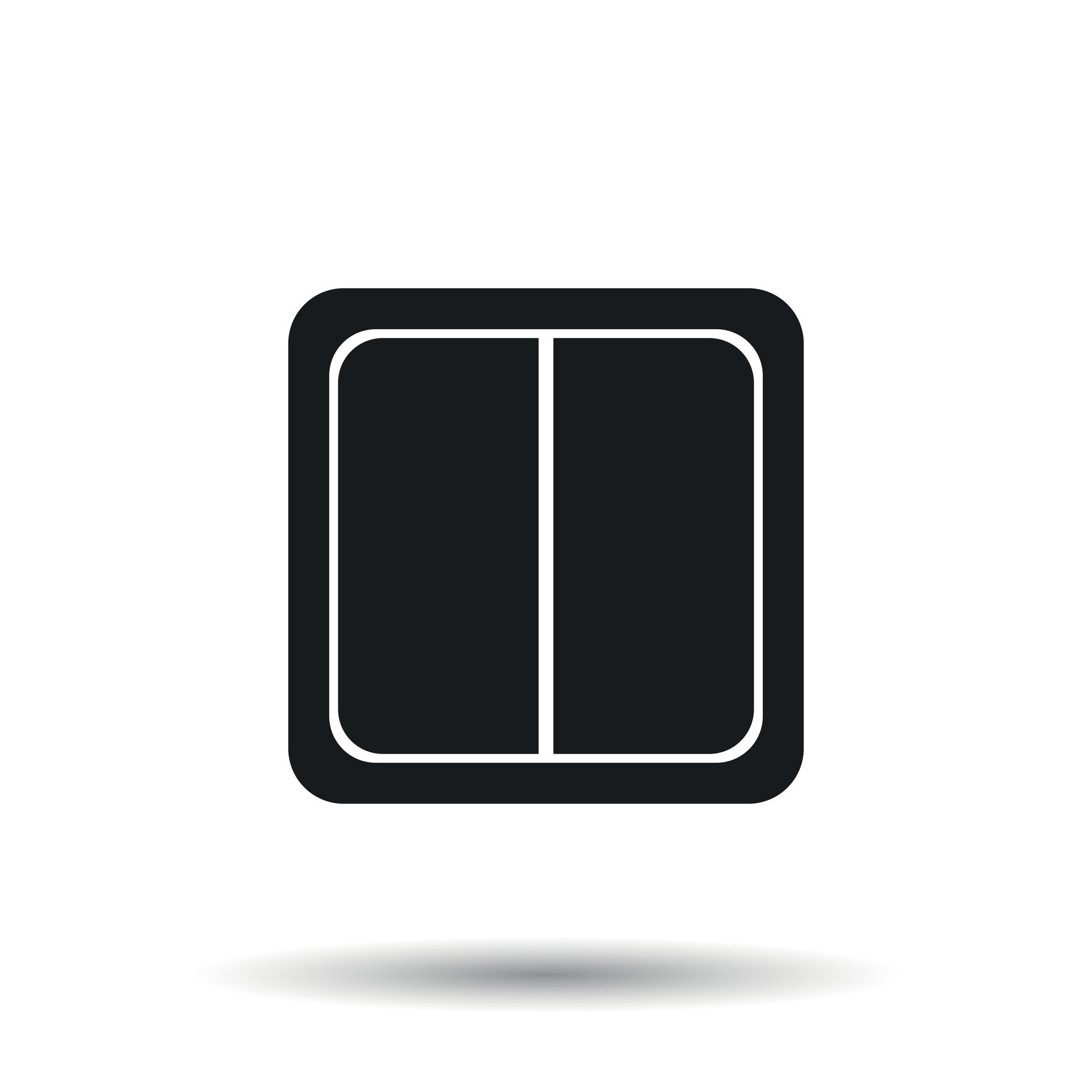 Electric light switch icon. Electric switch flat vector illustration on ... Electric light switch icon. Electric switch flat vector illustration on ...