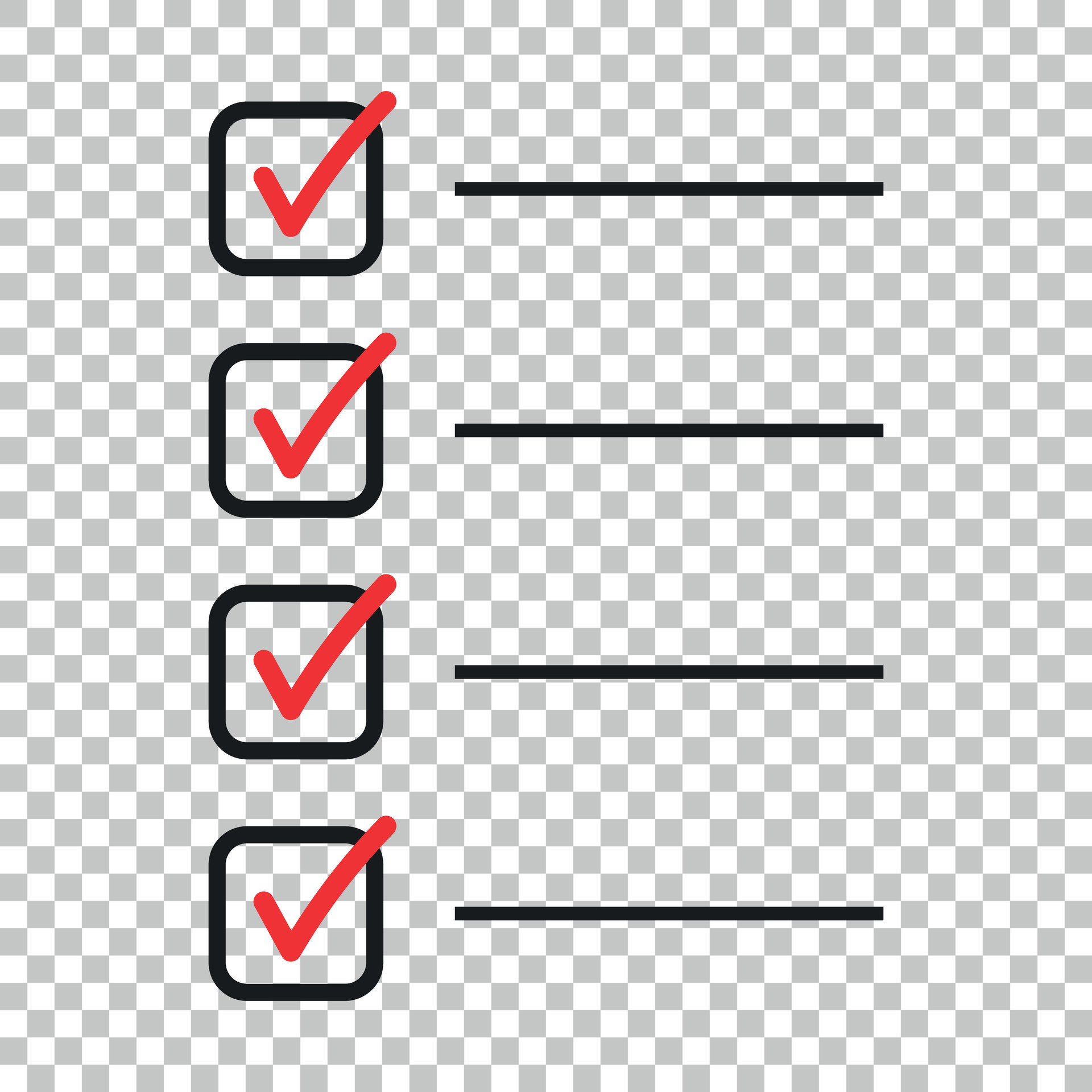 To do list icon. Checklist, task list vector illustration in flat style. Reminder concept icon ...