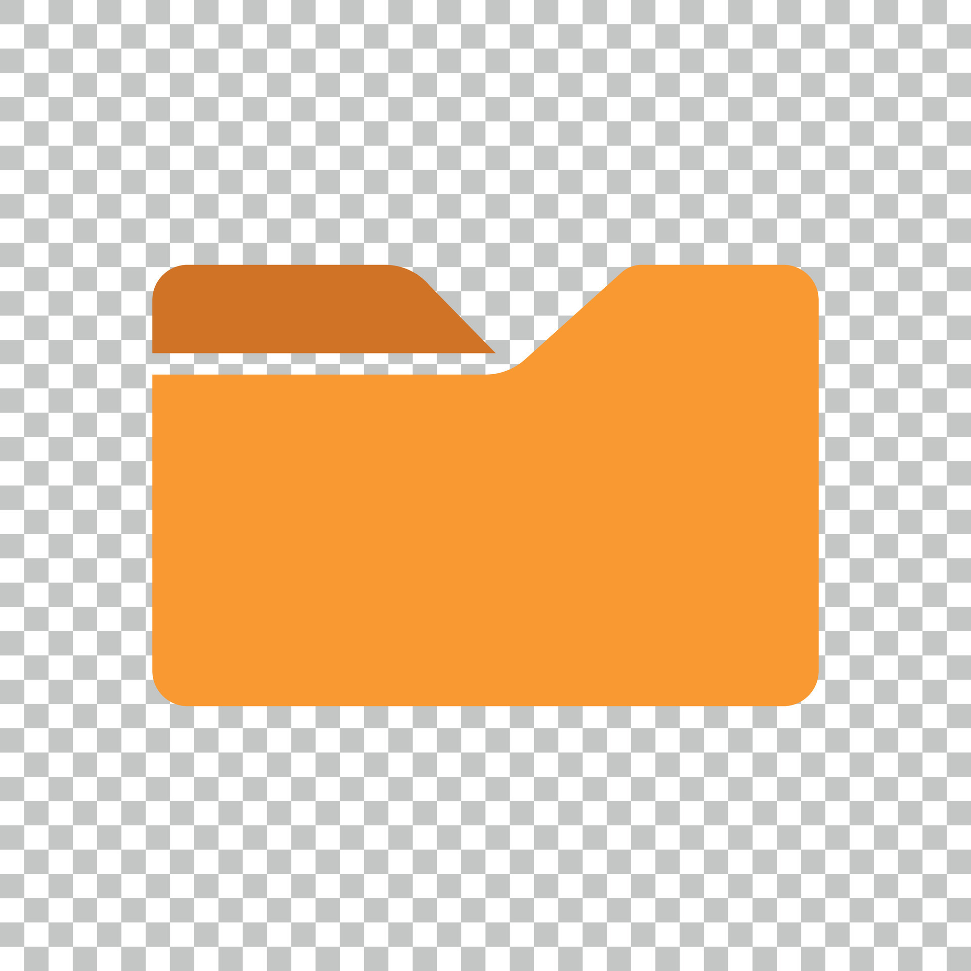 File folder icon in transparent style. Documents archive vector ...