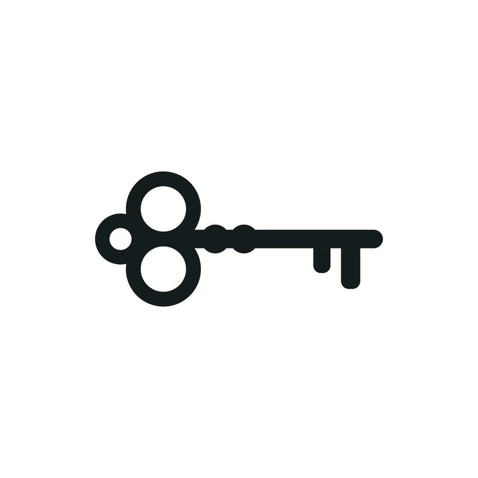Key vector icon. Key flat illustration. 26127001 Vector Art at Vecteezy