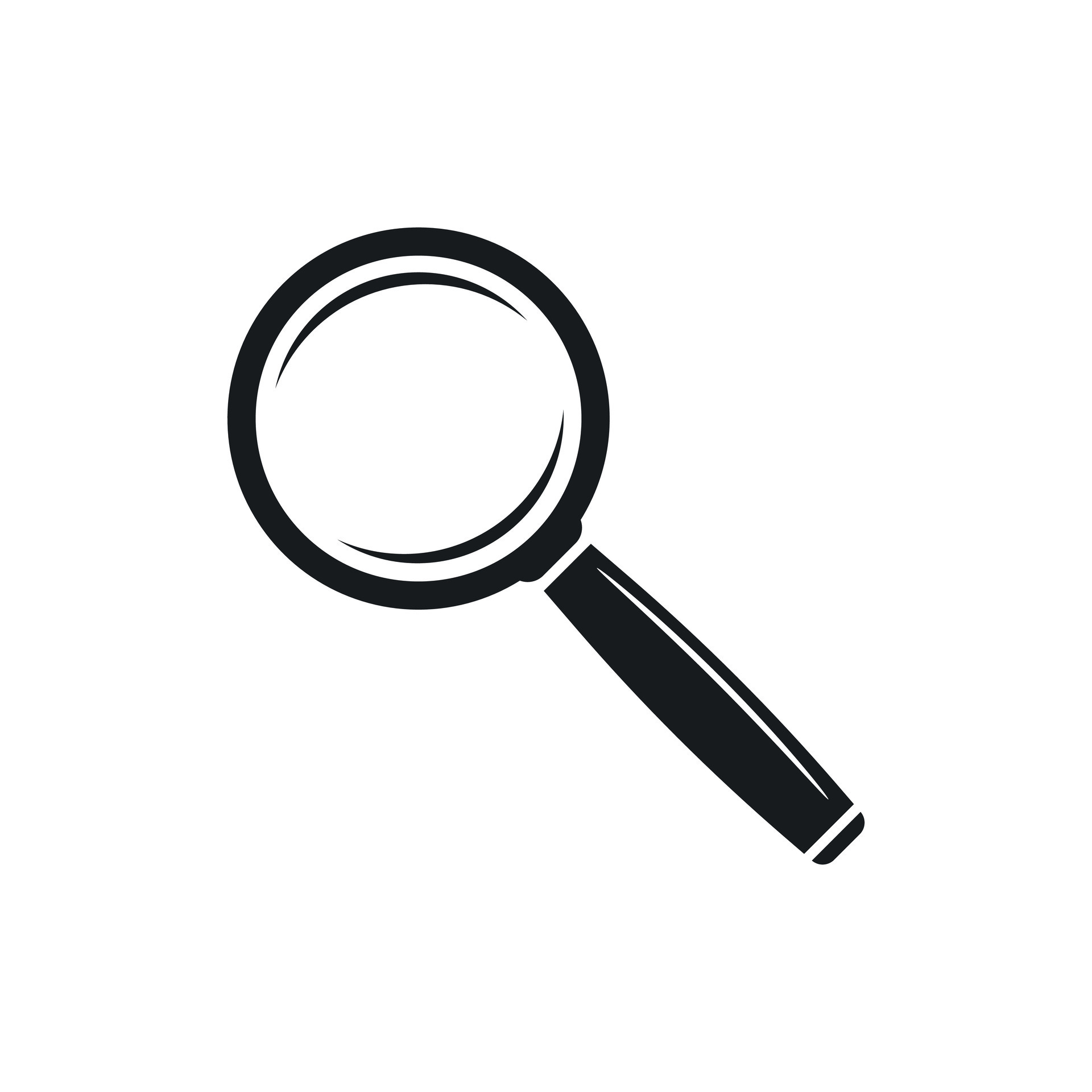 Loupe icon vector. Magnifier in flat style. Search sign concept ... Loupe icon vector. Magnifier in flat style. Search sign concept ...