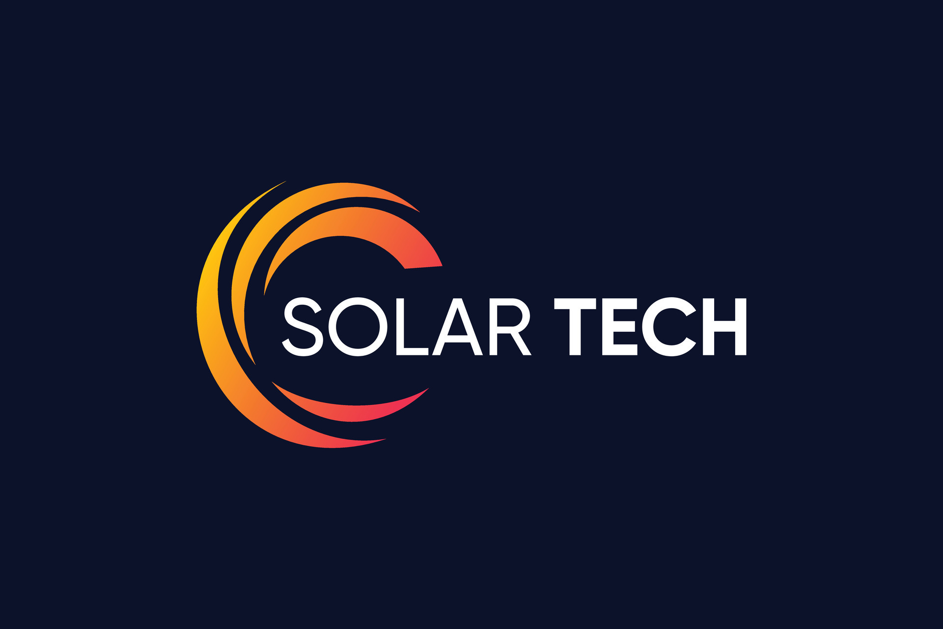 Solar Tech Logo Design With Modern Abstract Concept 26127150 Vector Art At Vecteezy