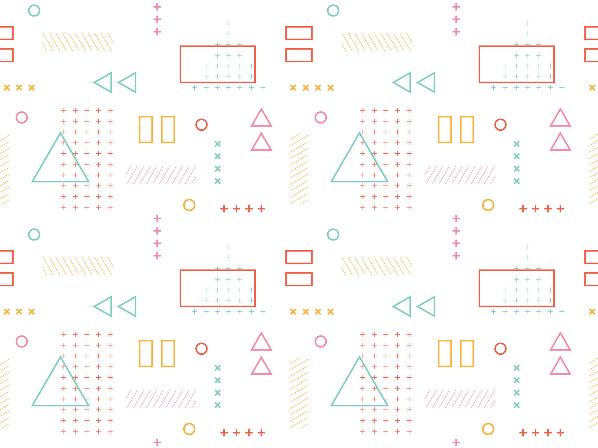 Geometric colorful seamless pattern 26127332 Vector Art at Vecteezy