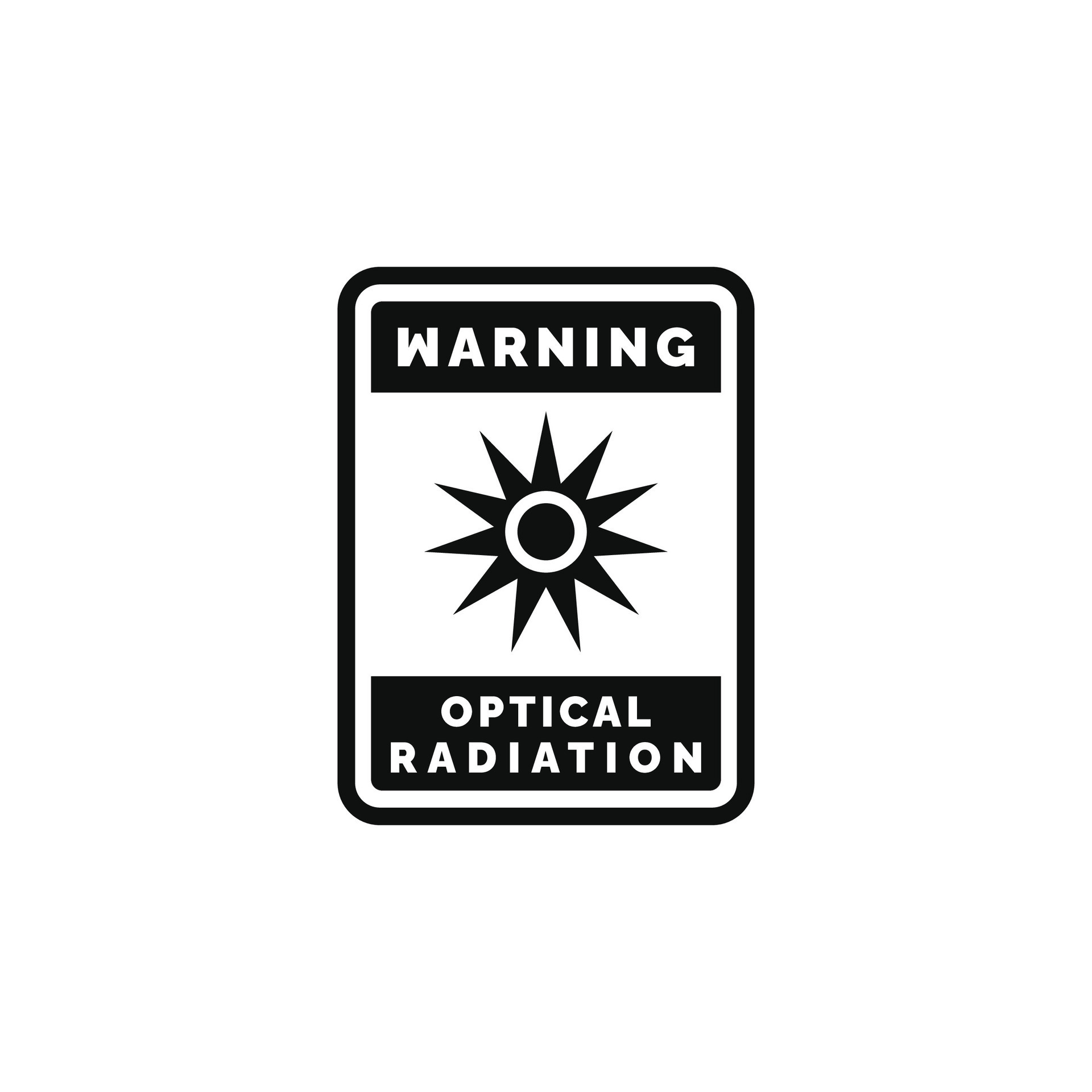 Optical radiation caution warning symbol design vector 26128093 Vector ... Optical radiation caution warning symbol design vector 26128093 Vector ...