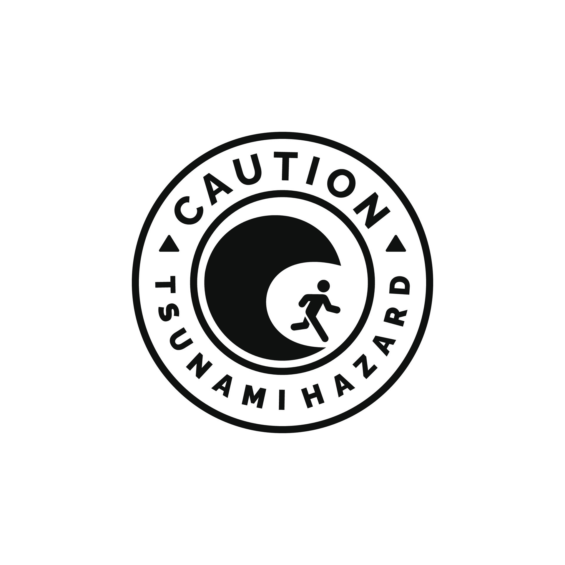 Tsunami hazard caution warning symbol design vector 26128272 Vector Art ... Tsunami hazard caution warning symbol design vector 26128272 Vector Art ...