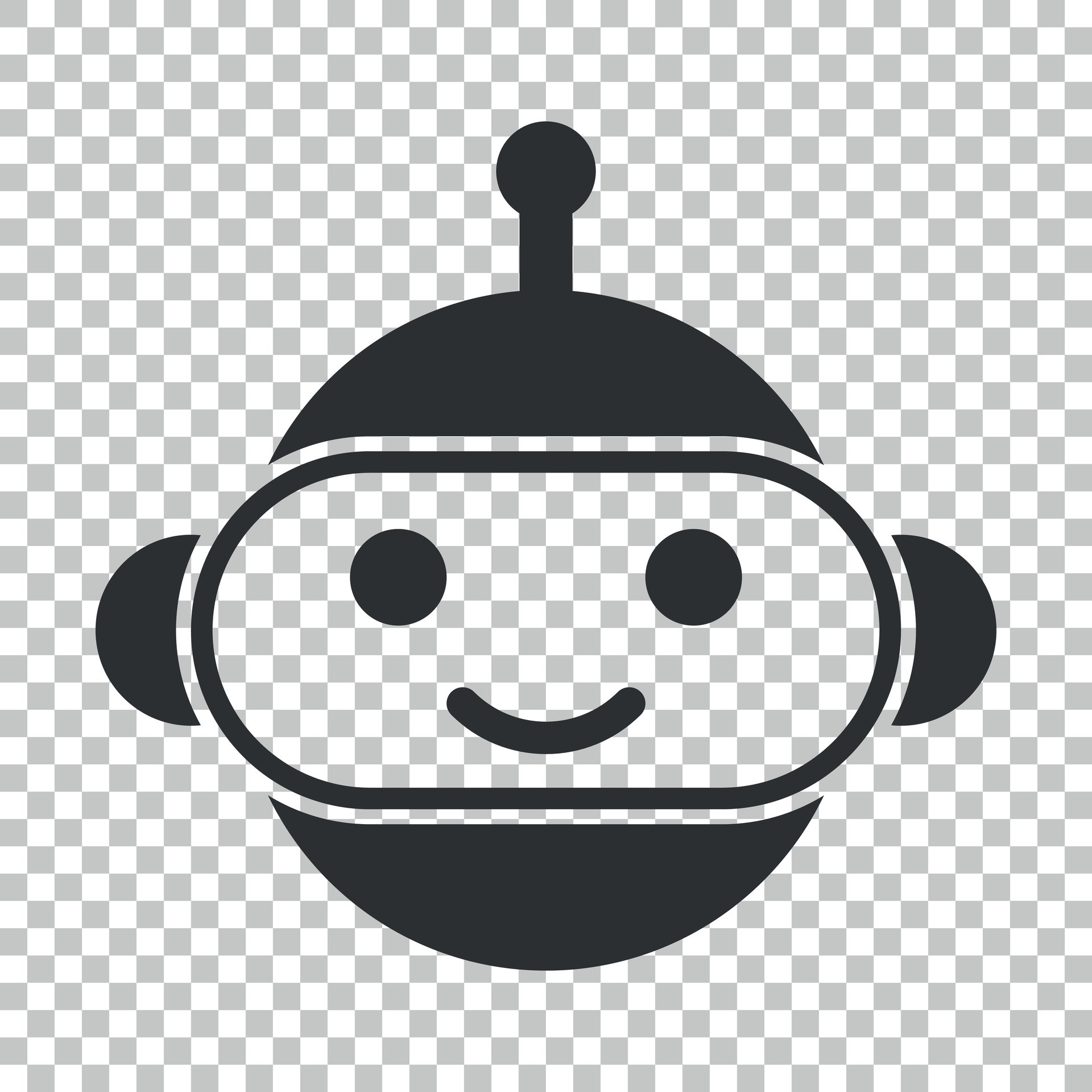 Cute Robot Chatbot Icon In Flat Style Bot Operator Vector Illustration On Isolated Background