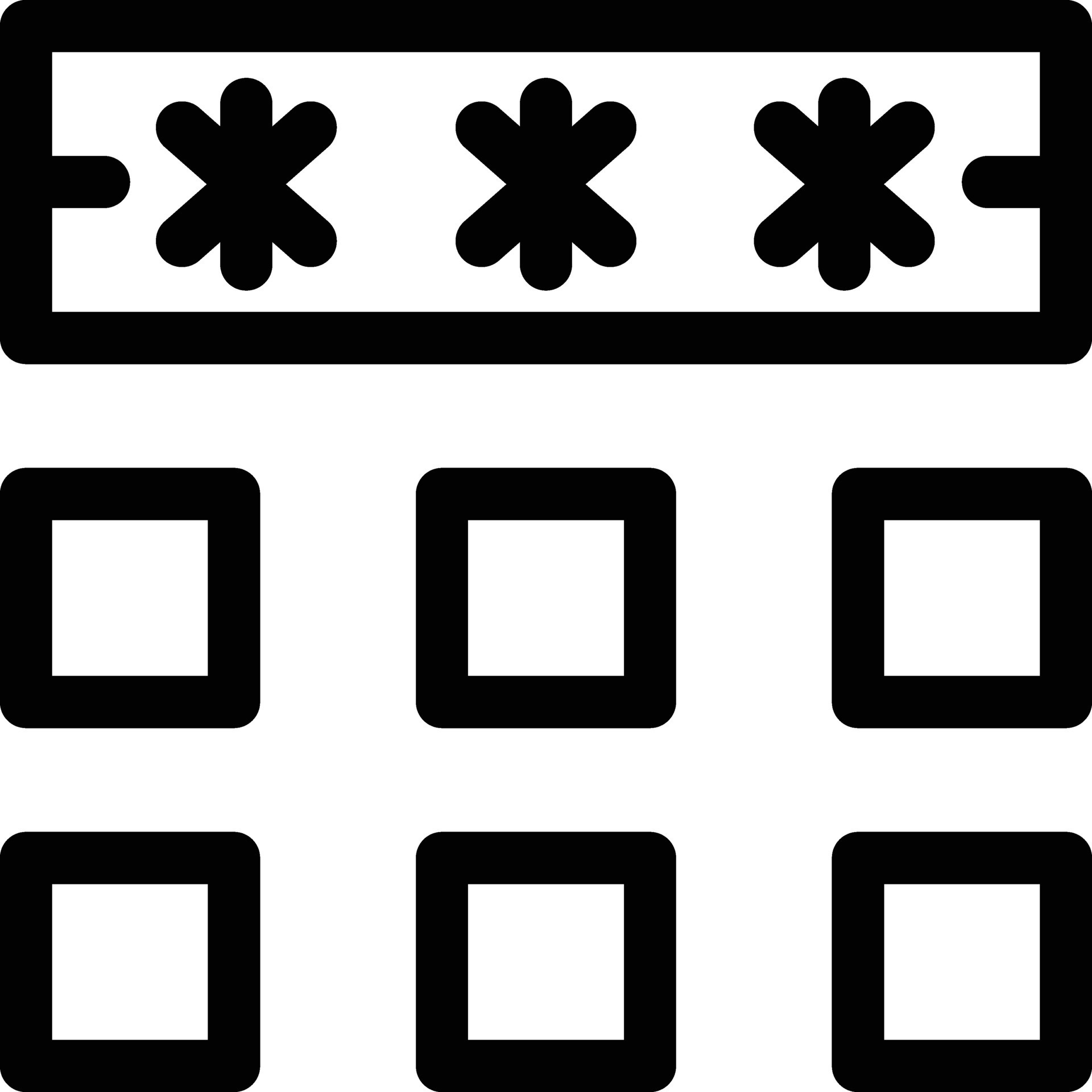 6-password line icon for download 26138813 Vector Art at Vecteezy