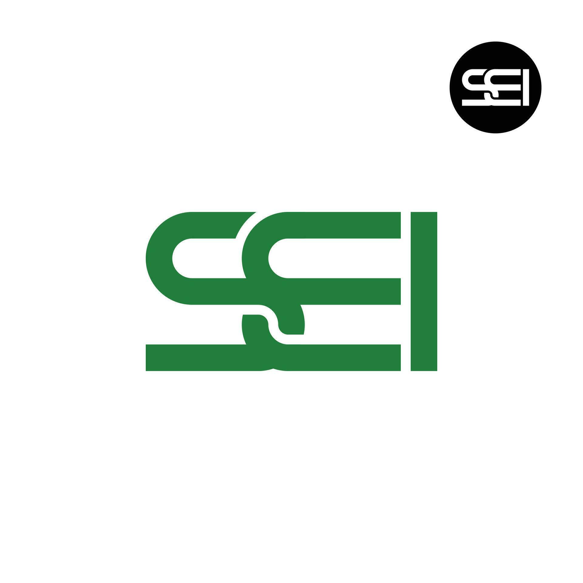 Letter SEI Monogram Logo Design 26139888 Vector Art at Vecteezy