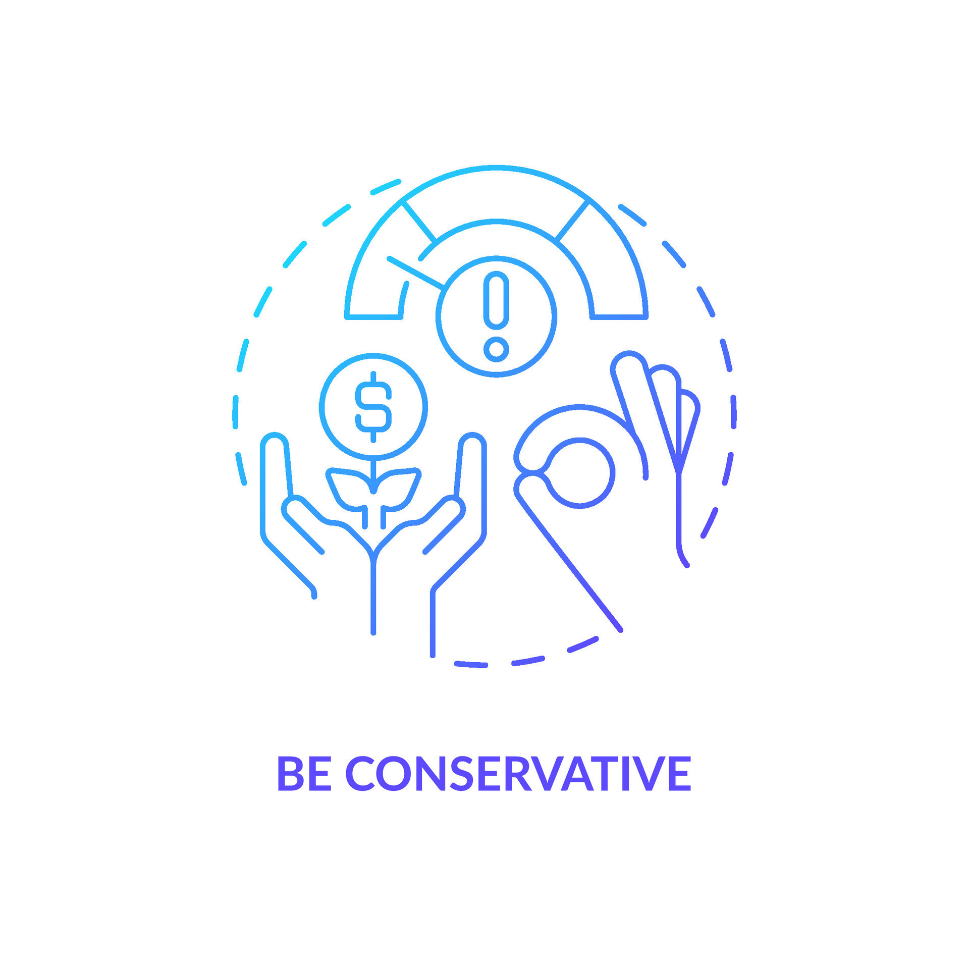 conservador negocio estrategia azul degradado concepto icono ... conservador negocio estrategia azul degradado concepto icono ...