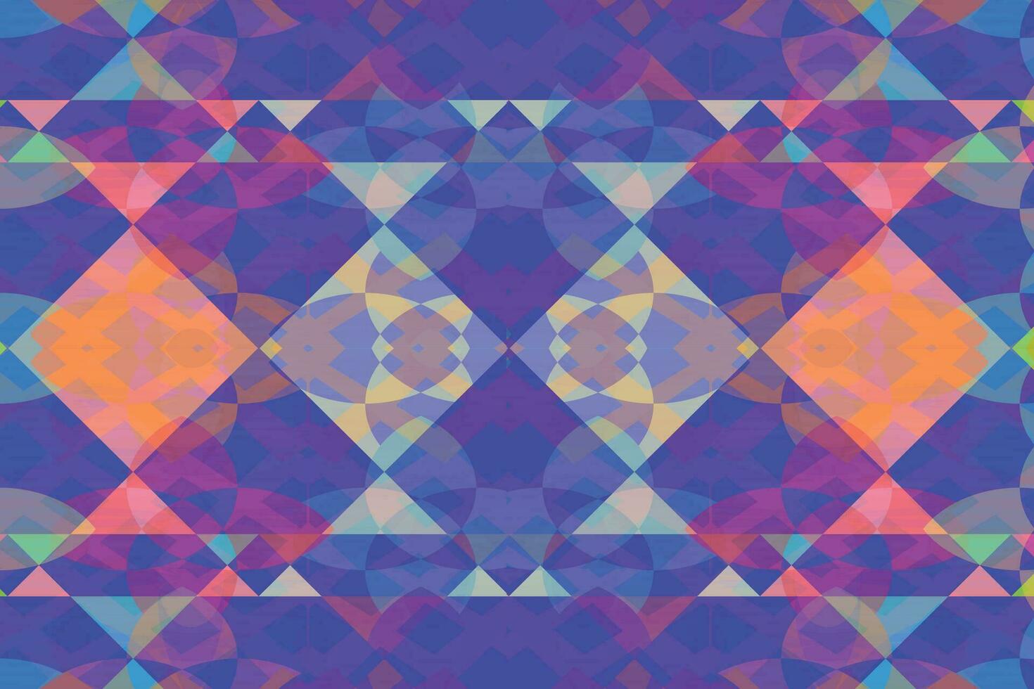 Ethnic Zigzag Pattern In Retro Colors Aztec Style Seamless Vector