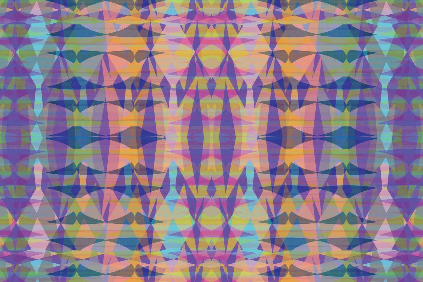 Ethnic Zigzag Pattern In Retro Colors Aztec Style Seamless Vector