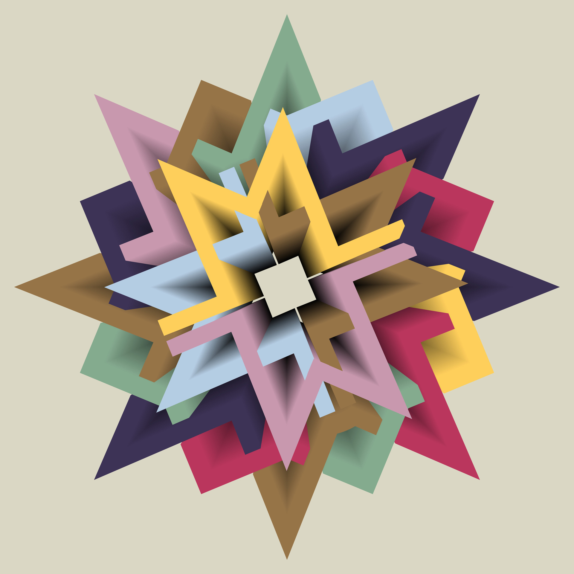 abstract geometric shape element. vector illustration. 26146505 Vector ...