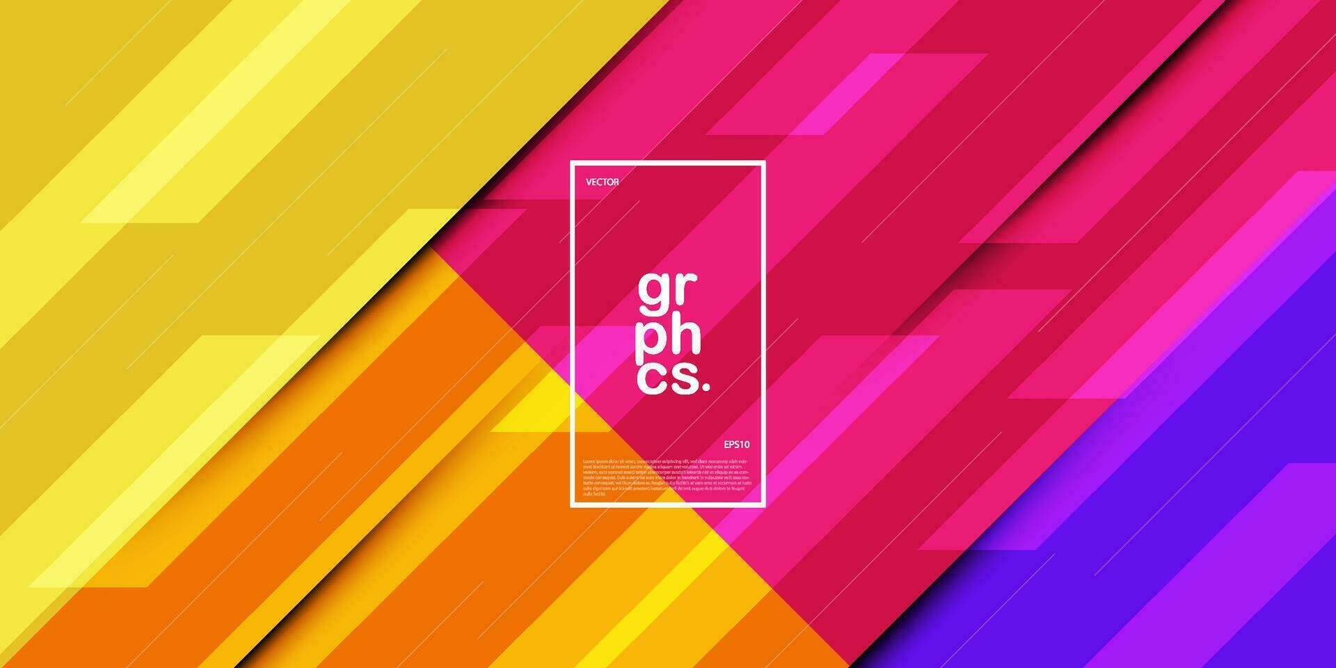 resumen vistoso futurista antecedentes modelo vector con brillante ...