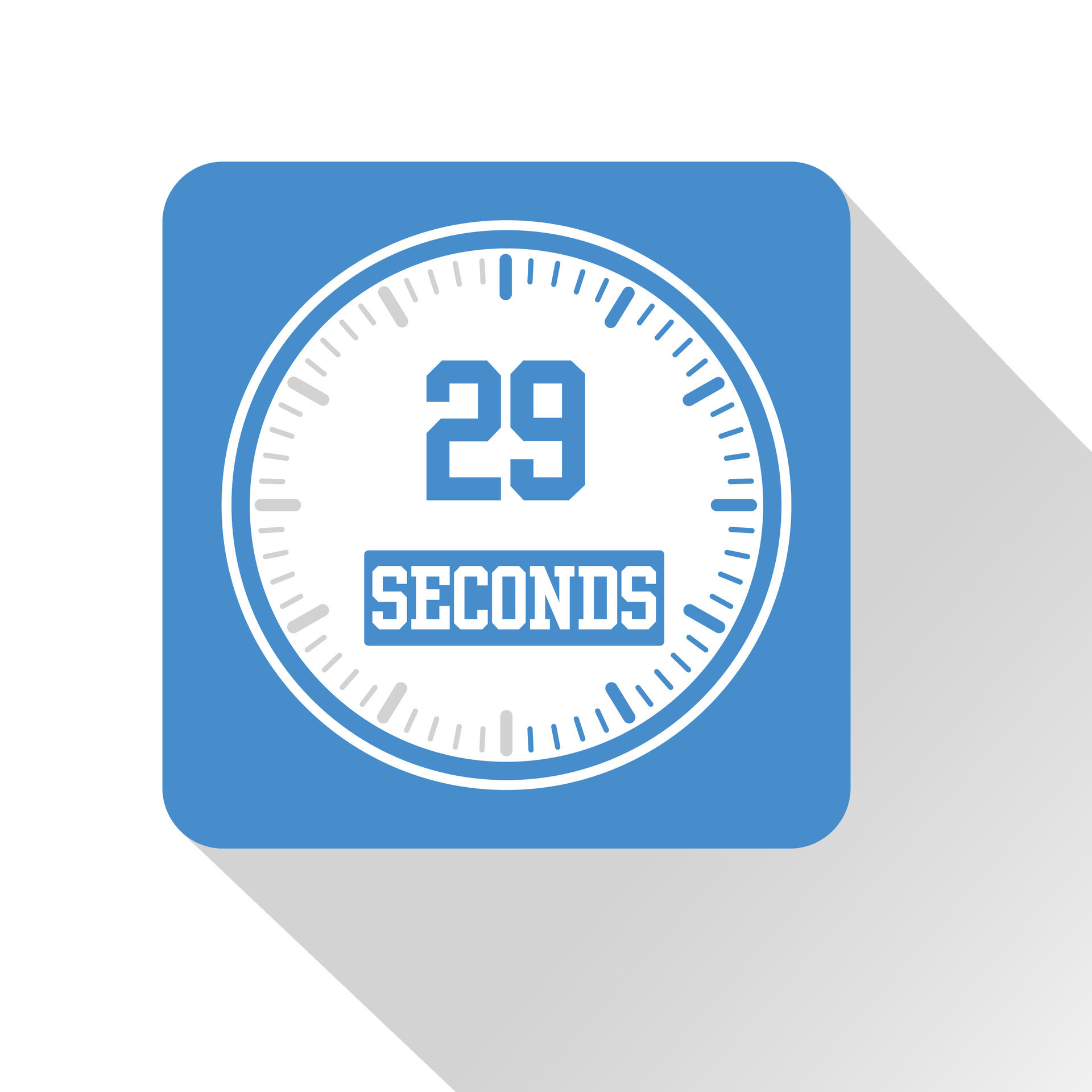 Timer Stopwatch Icon Design 29 Seconds 26149436 Vector Art At Vecteezy