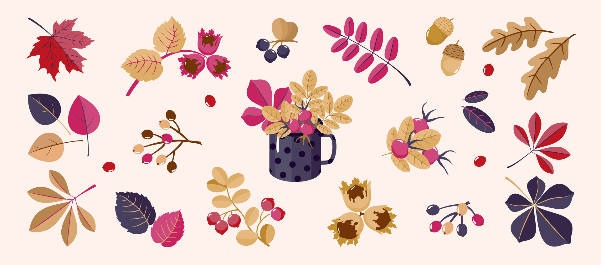 LEAVES AUTUMN FALL 26153098 Vector Art at Vecteezy