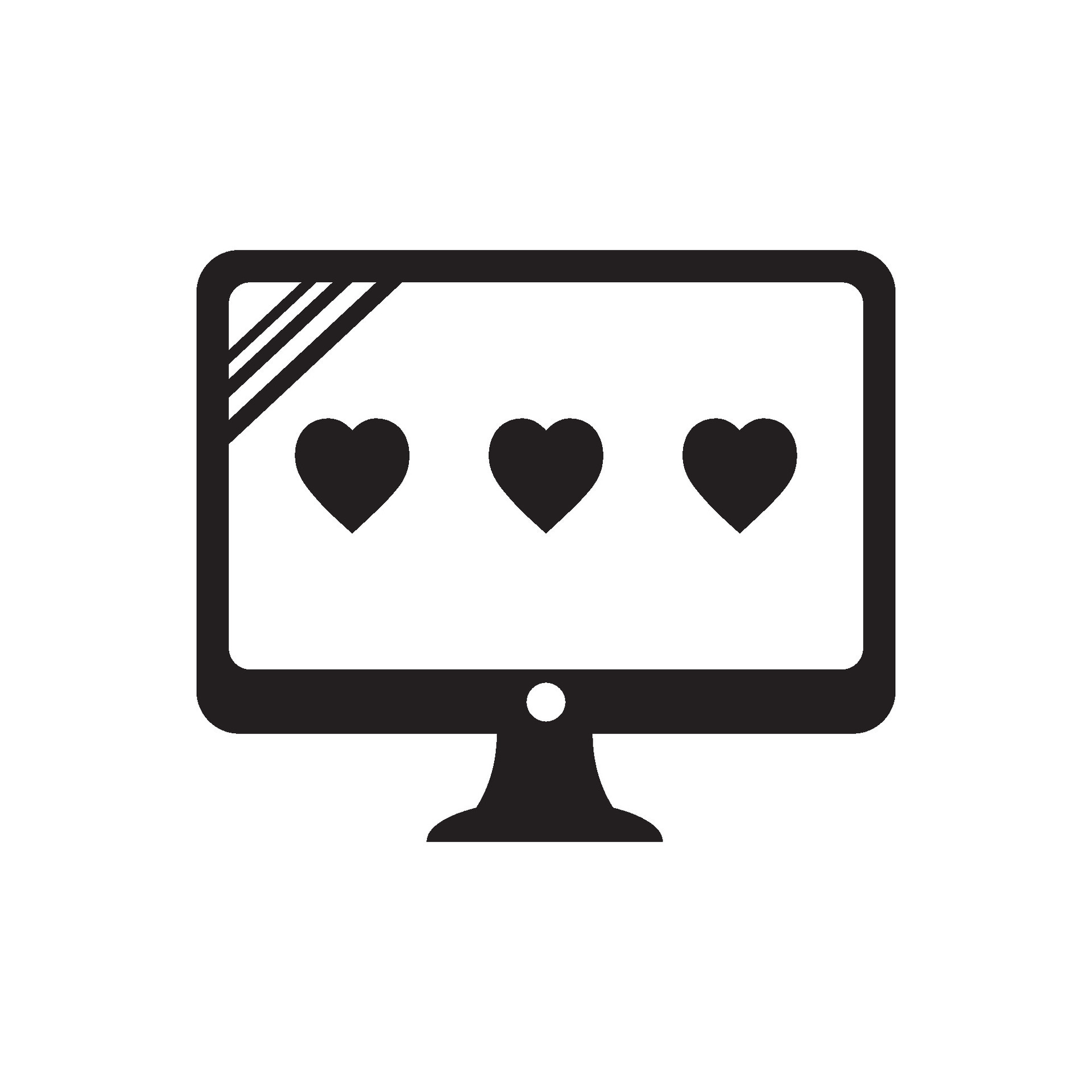 monitor icon for graphic and web design, device icon 26153234 Vector ...