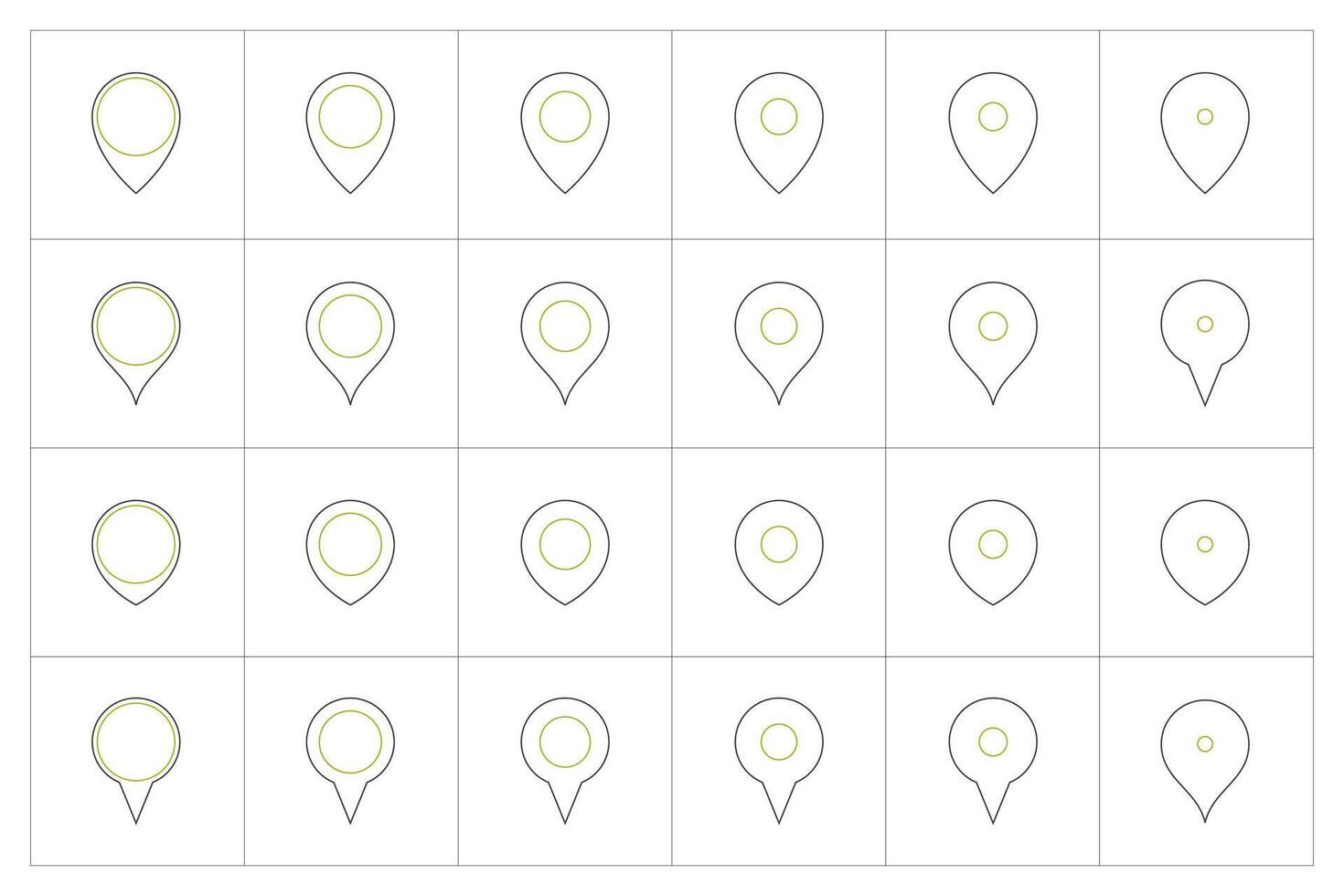 Simple Set of Route Related Vector Line Icons. Contains such Icons as Map with a Pin, Route map ...