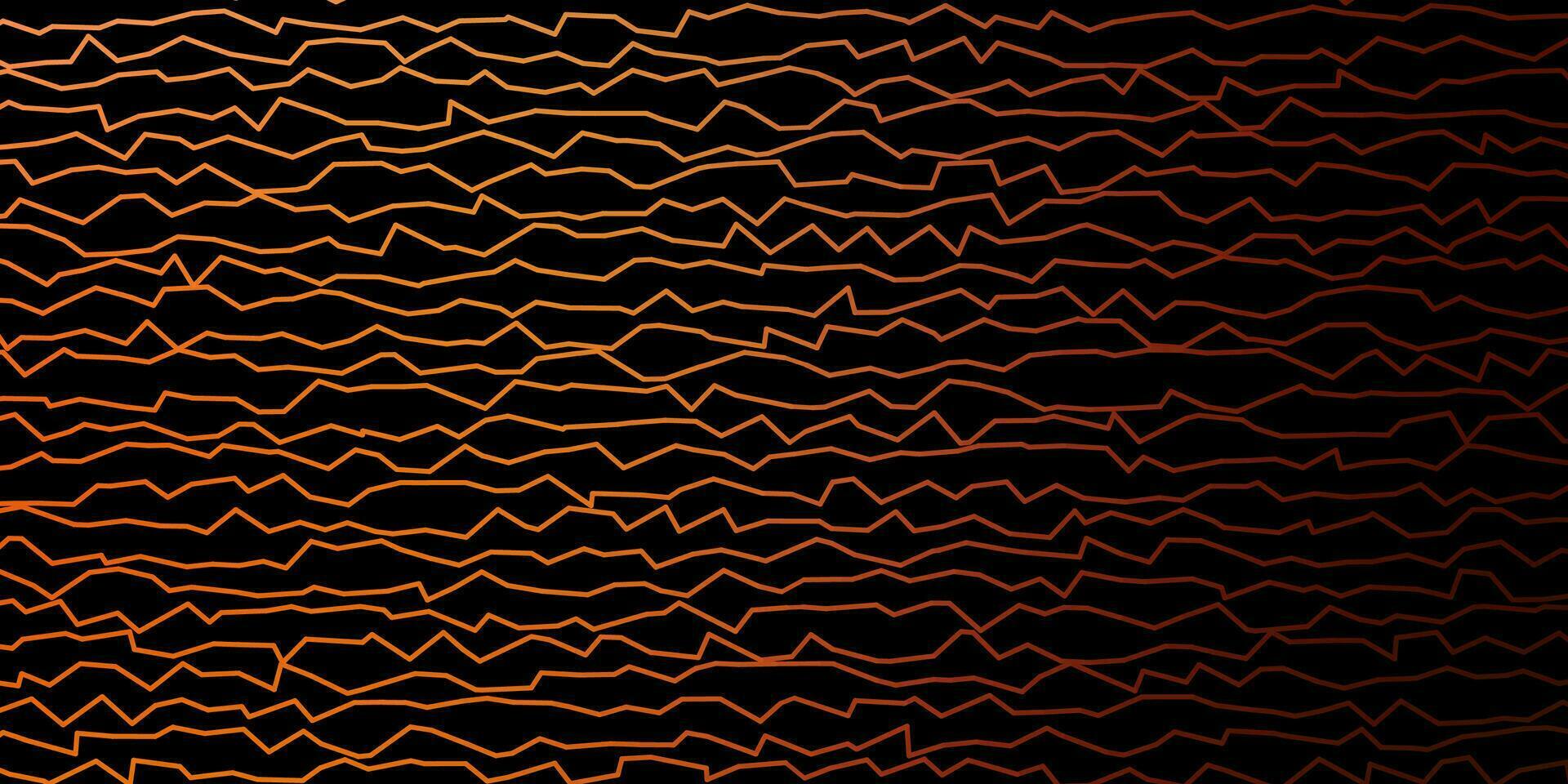 Dark Orange Vector Background With Wry Lines 26155174 Vector Art At Vecteezy
