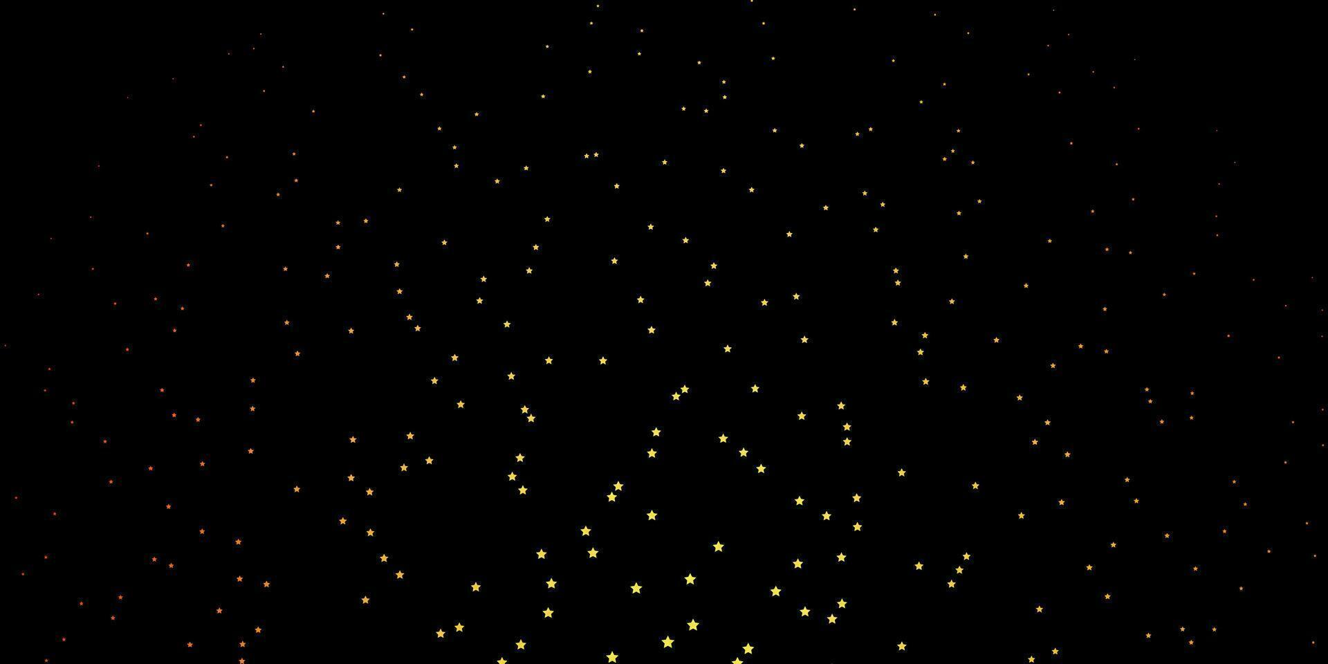 Dark Orange Vector Pattern With Abstract Stars 26155228 Vector Art At Vecteezy