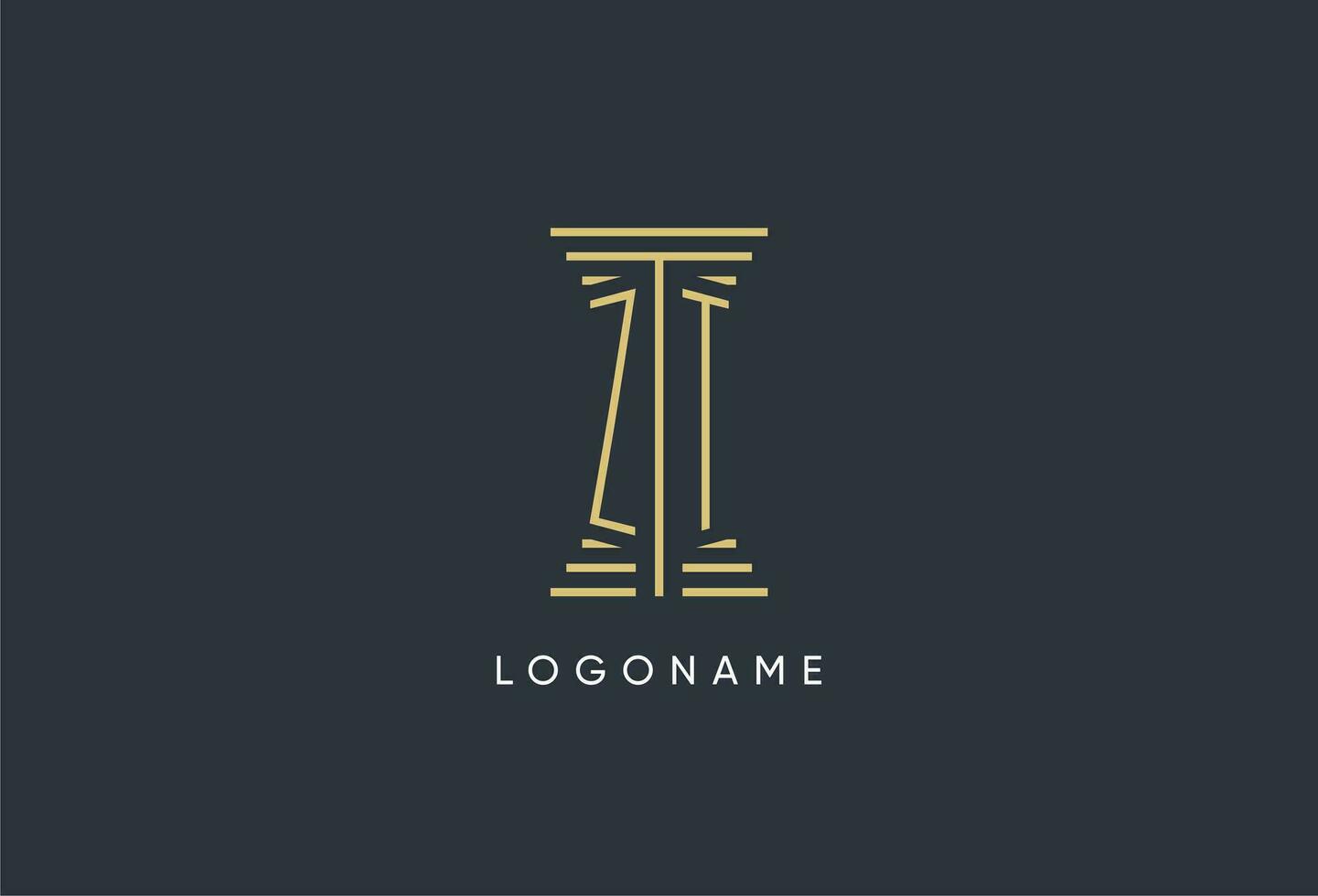 ZT initial monogram with pillar shape logo design 26156823 Vector Art ... ZT initial monogram with pillar shape logo design 26156823 Vector Art ...
