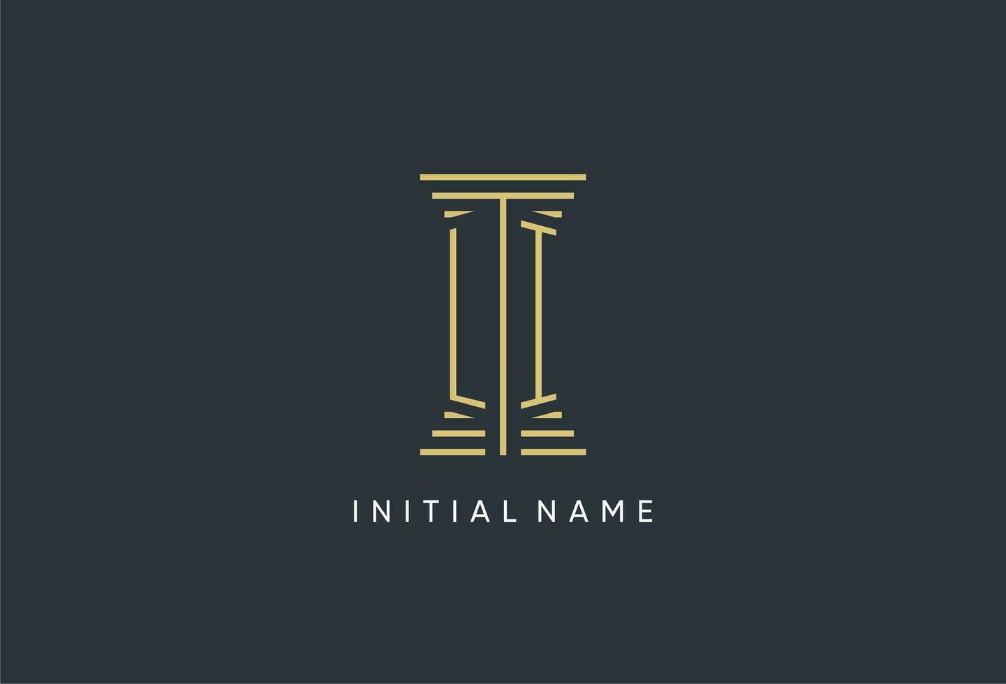 LI initial monogram with pillar shape logo design 26157101 Vector Art ... LI initial monogram with pillar shape logo design 26157101 Vector Art ...