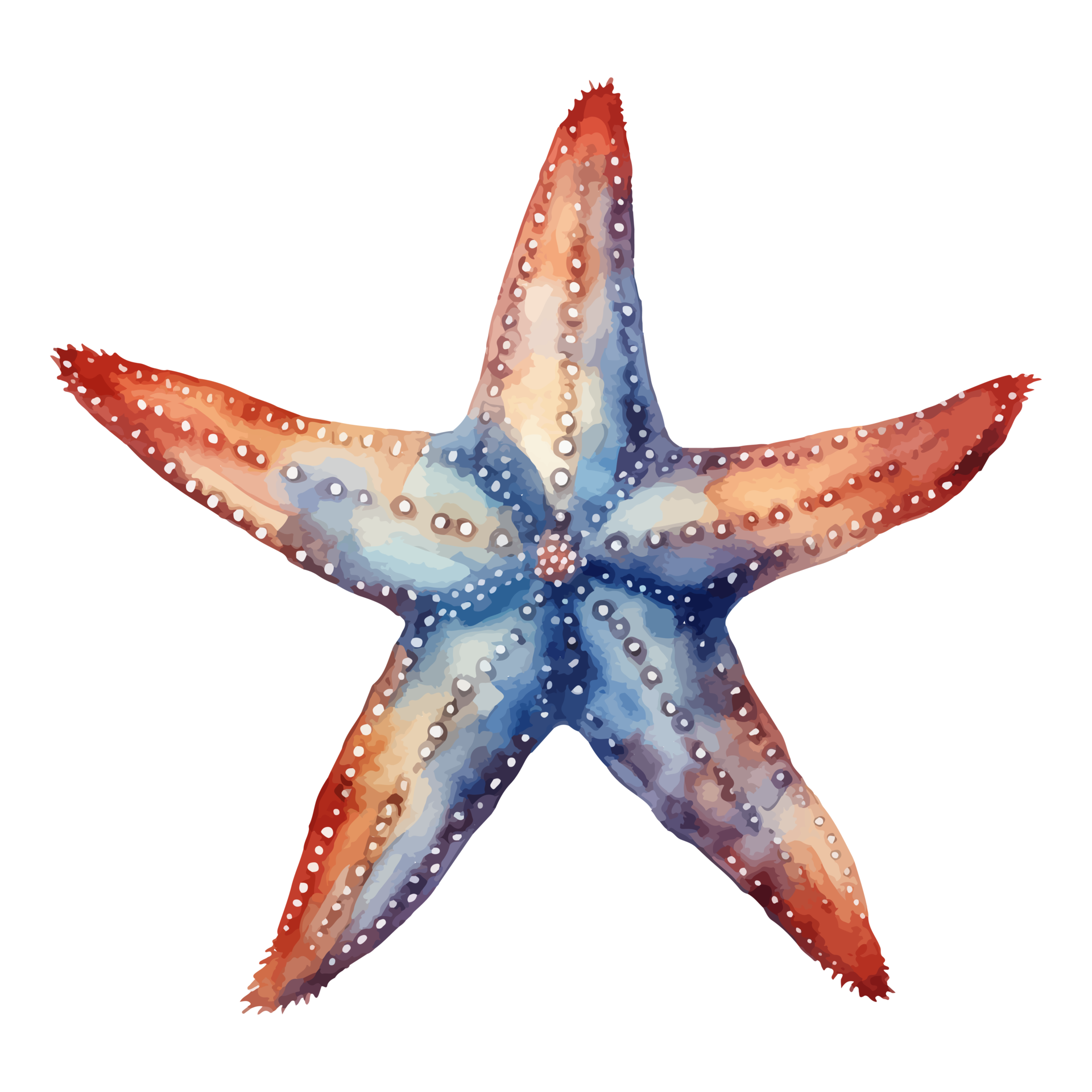 Starfish watercolor, sea animals Watercolor Painting, generative ai ... Starfish watercolor, sea animals Watercolor Painting, generative ai ...