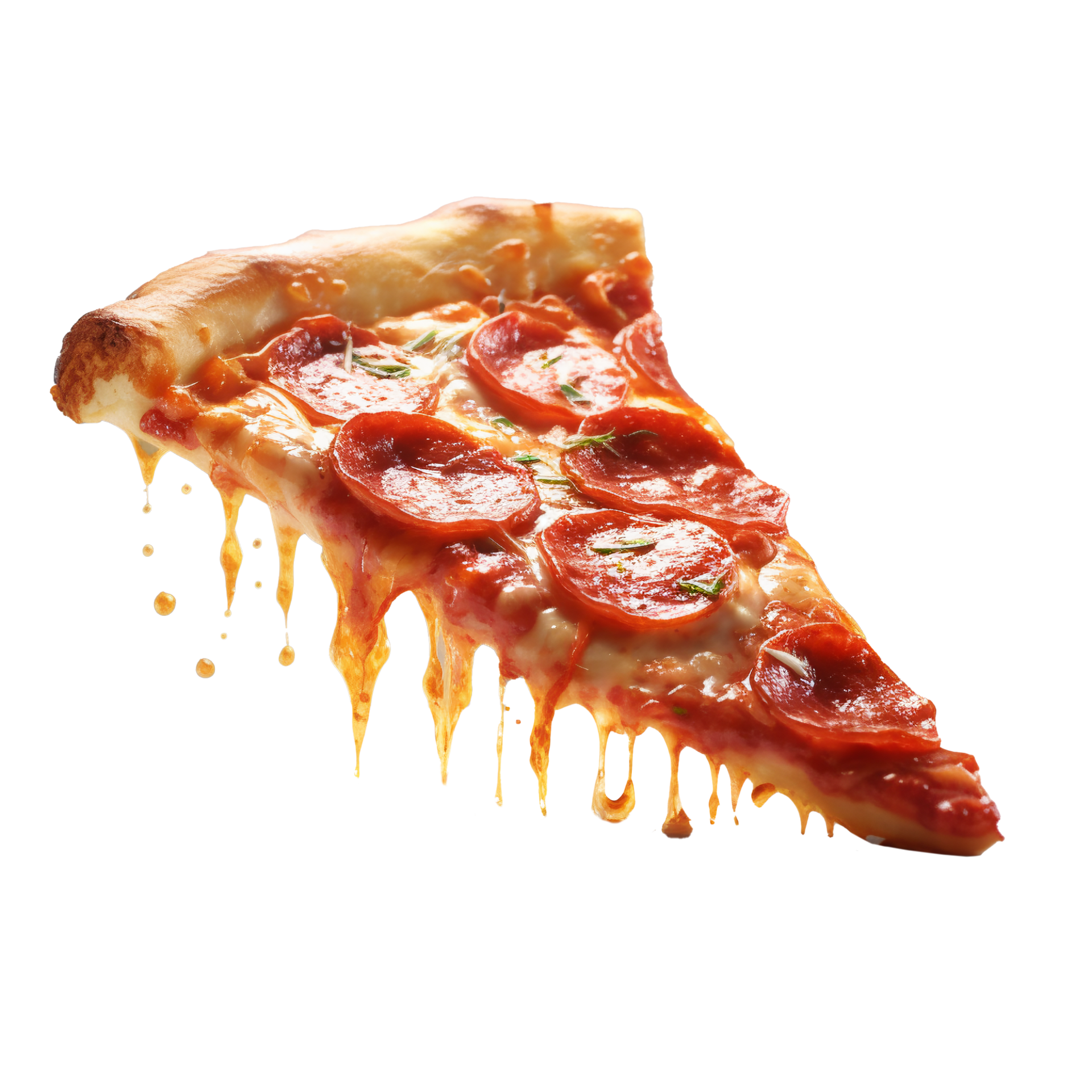 A Slice Of Hot Pizza With Stretchy Cheese Slice Of Fresh Italian