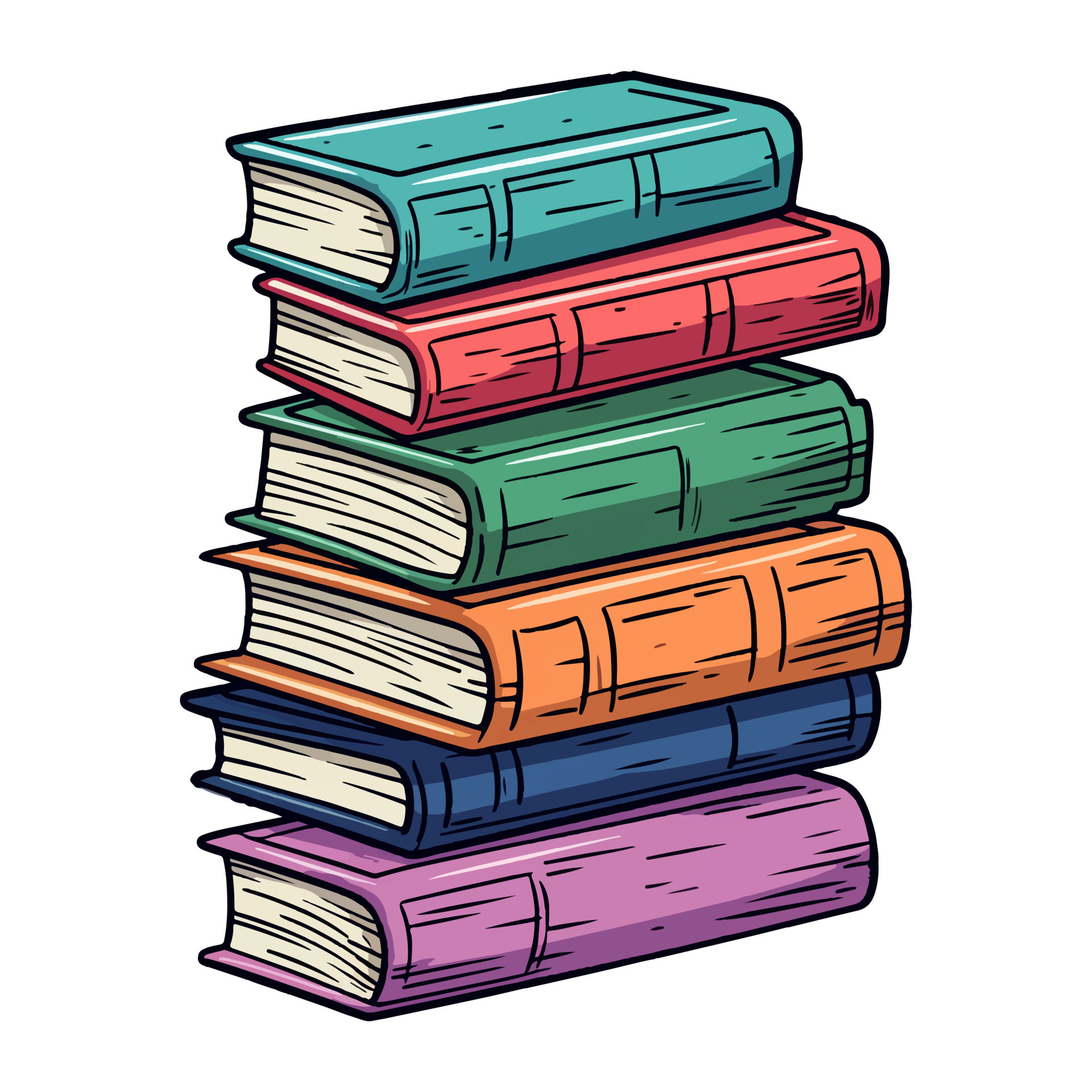 mano dibujado pila de libros, pegatina de un dibujos animados apilar de ... mano dibujado pila de libros, pegatina de un dibujos animados apilar de ...