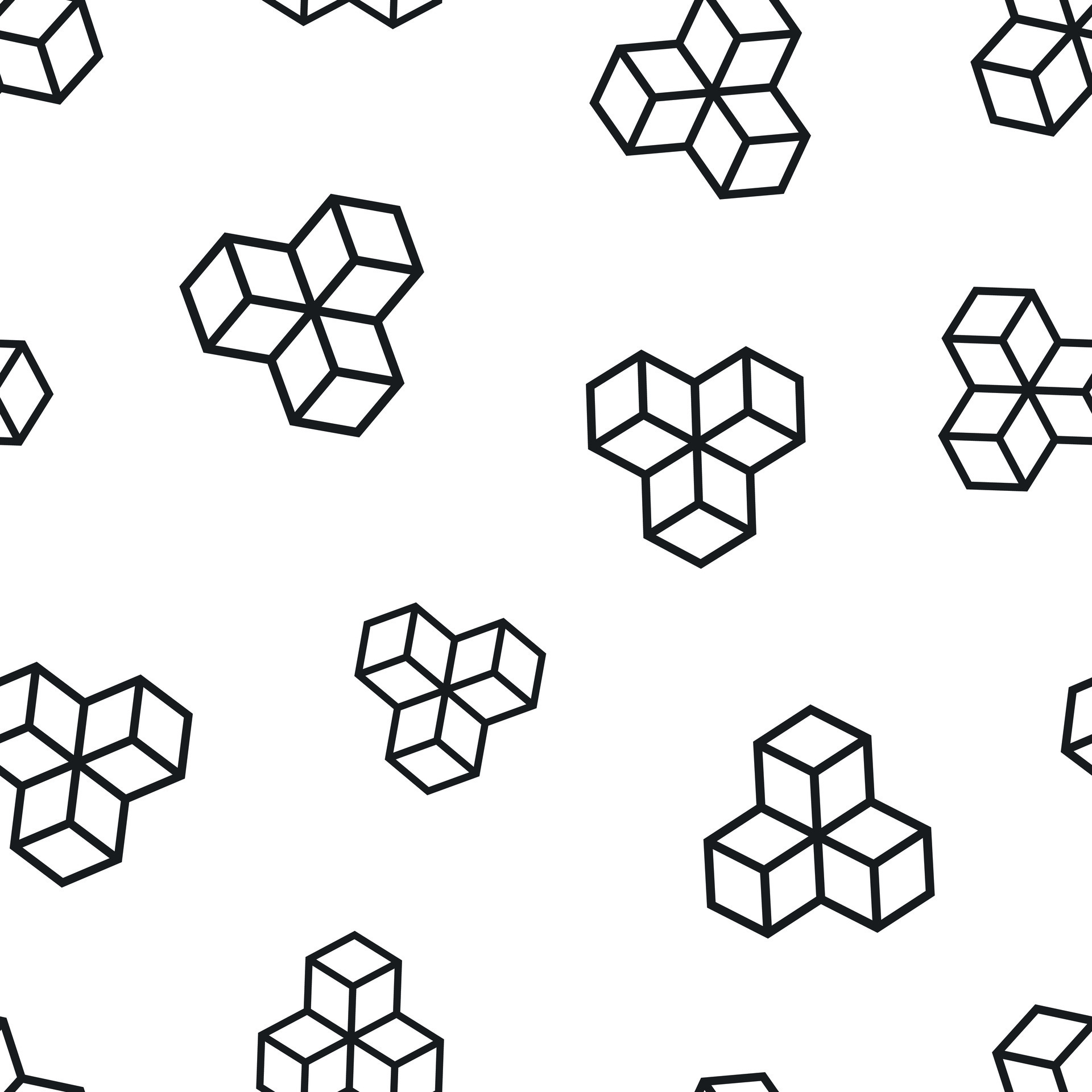 Blockchain Technology Icon Seamless Pattern Background Business Concept Vector Illustration