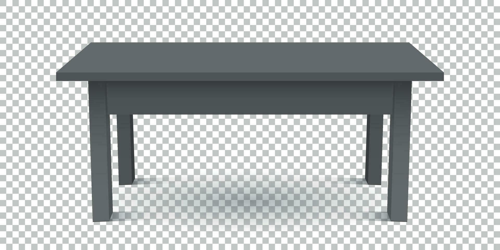 Vector 3d table for object presentation. Empty black top table on isolated background. 26159381 ...