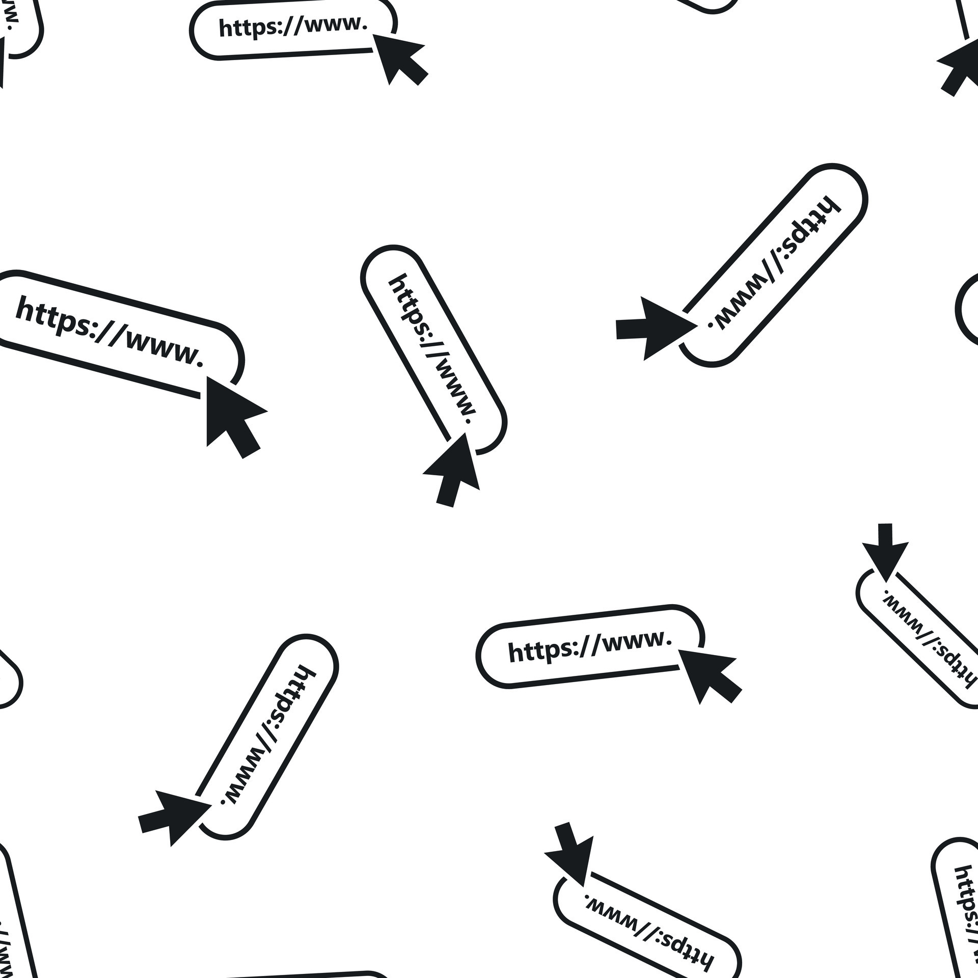 Address And Navigation Bar Icon Seamless Pattern Background Business Concept Vector