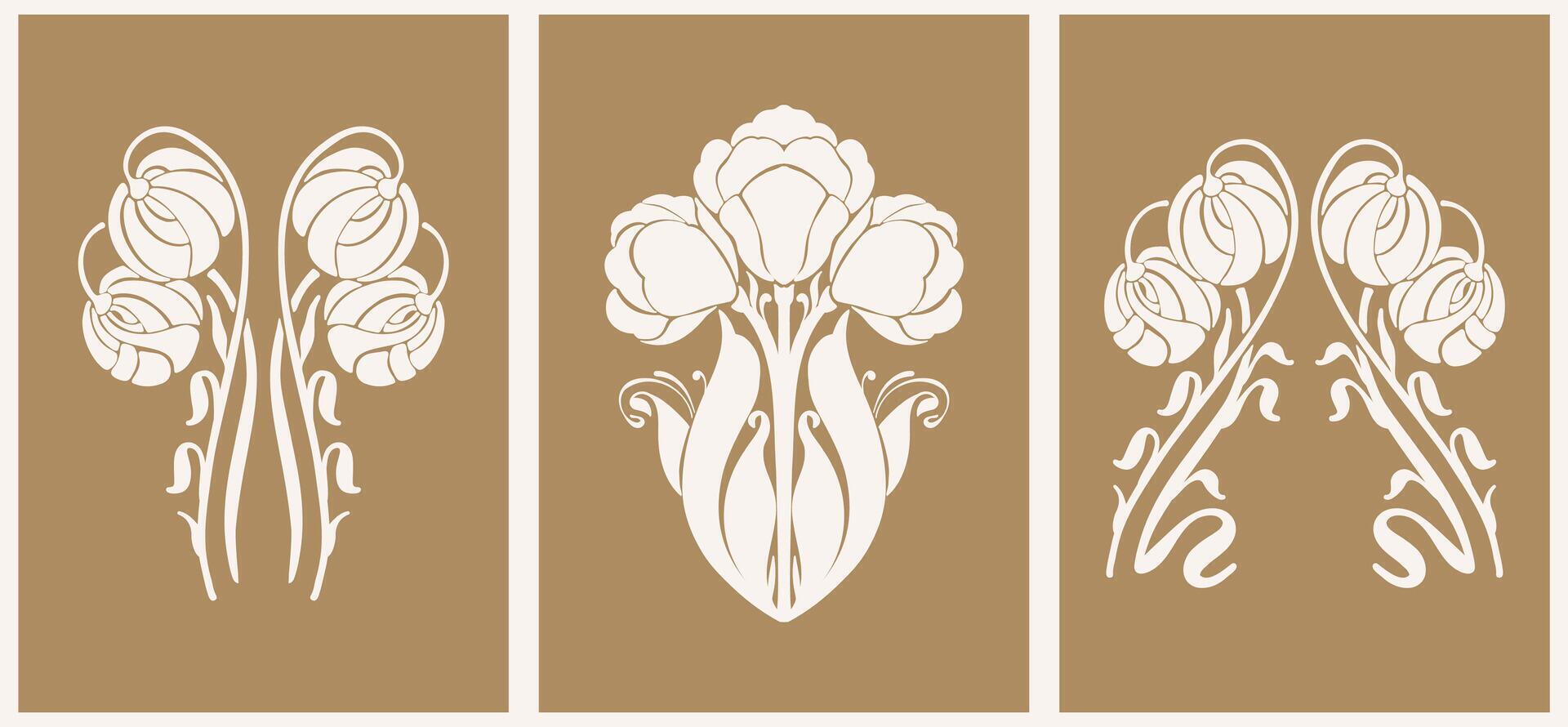 flor impresión póster colocar. mano dibujado diseño para fondo de ... flor impresión póster colocar. mano dibujado diseño para fondo de ...